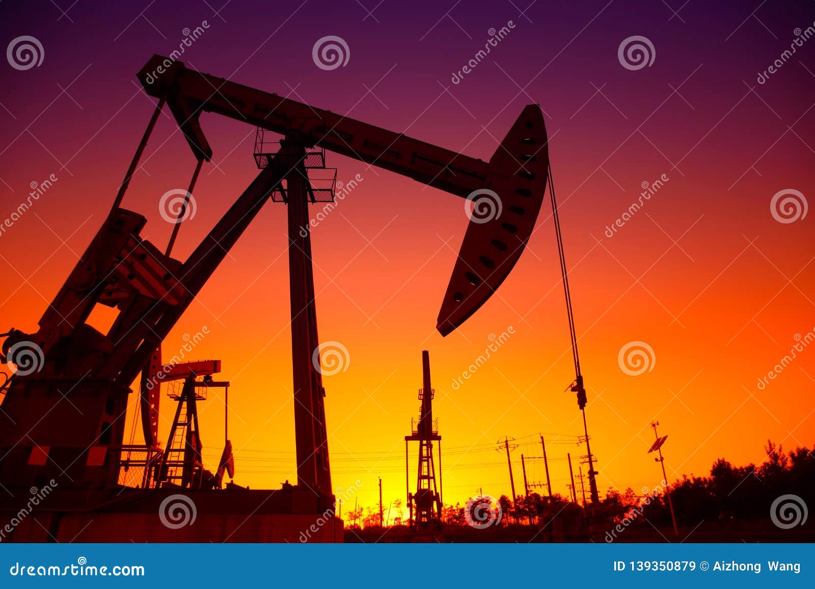 Beam Pumping Unit Royalty-Free Stock Photography | CartoonDealer.com ...