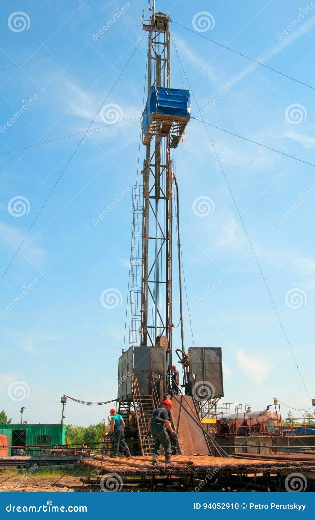 Oil field stock photo. Image of hydraulic, pipeline, hard - 94052910