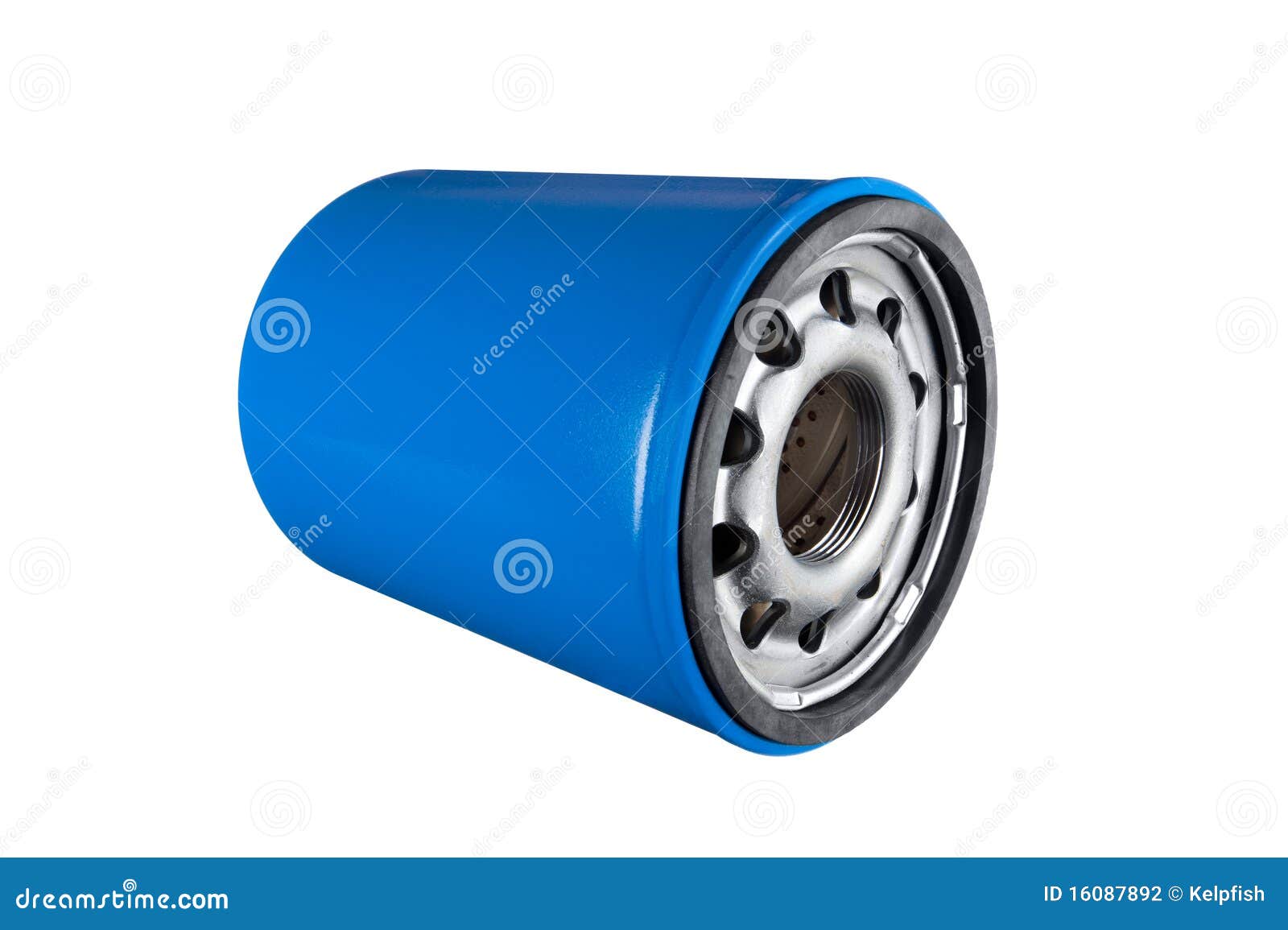 Oil filter stock photo. Image of gasket, filter, blue - 16087892