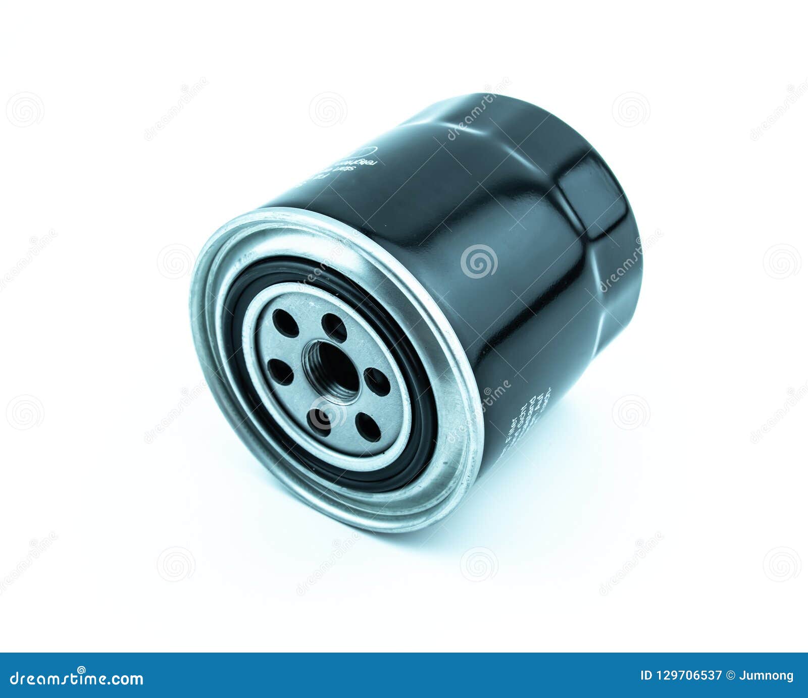 Oil Filter for Car on White Background Stock Image - Image of diesel ...