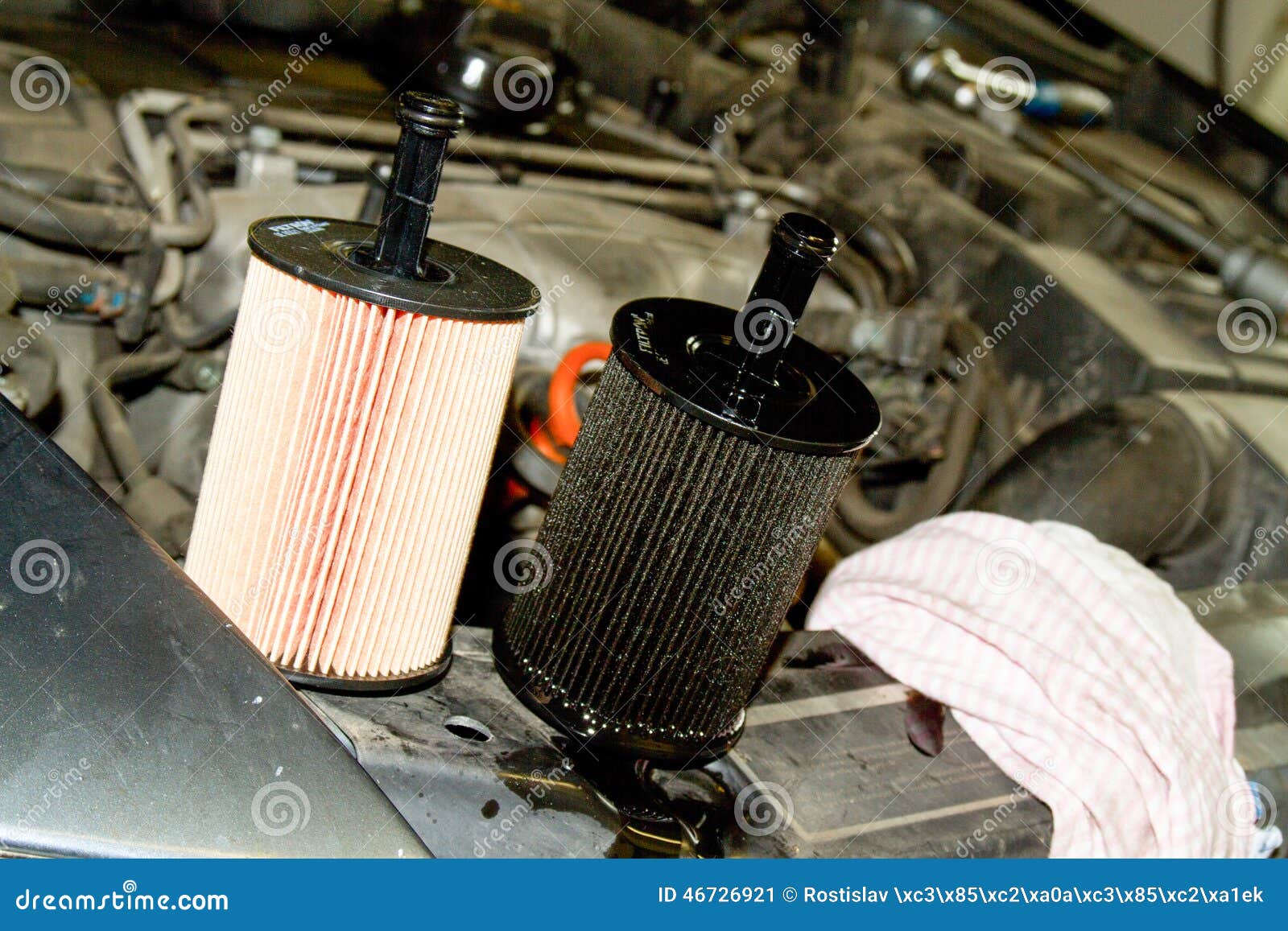Oil filter stock image. Image of mechanic, concentration - 46726921