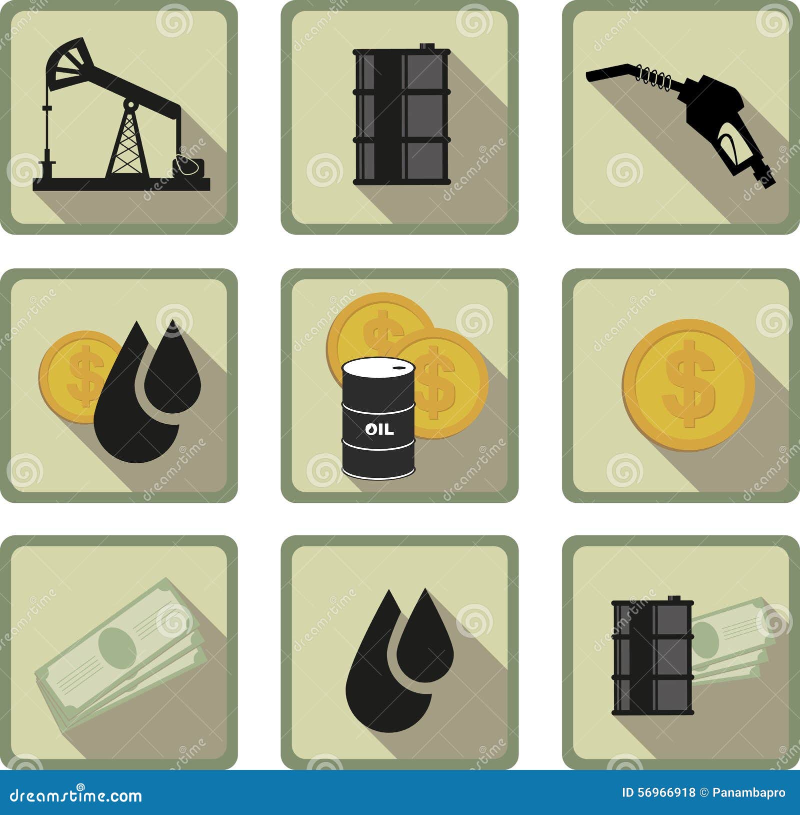 Oil flat icon stock vector. Illustration of industrial - 56966918