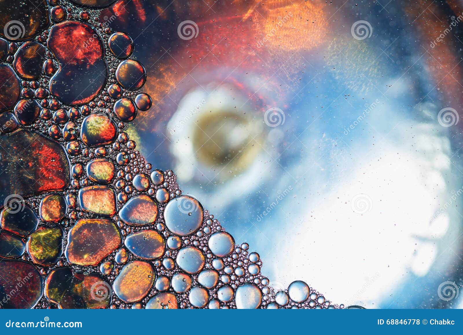 Oil Floating on Water Surface Stock Photo - Image of backgrounds, color ...