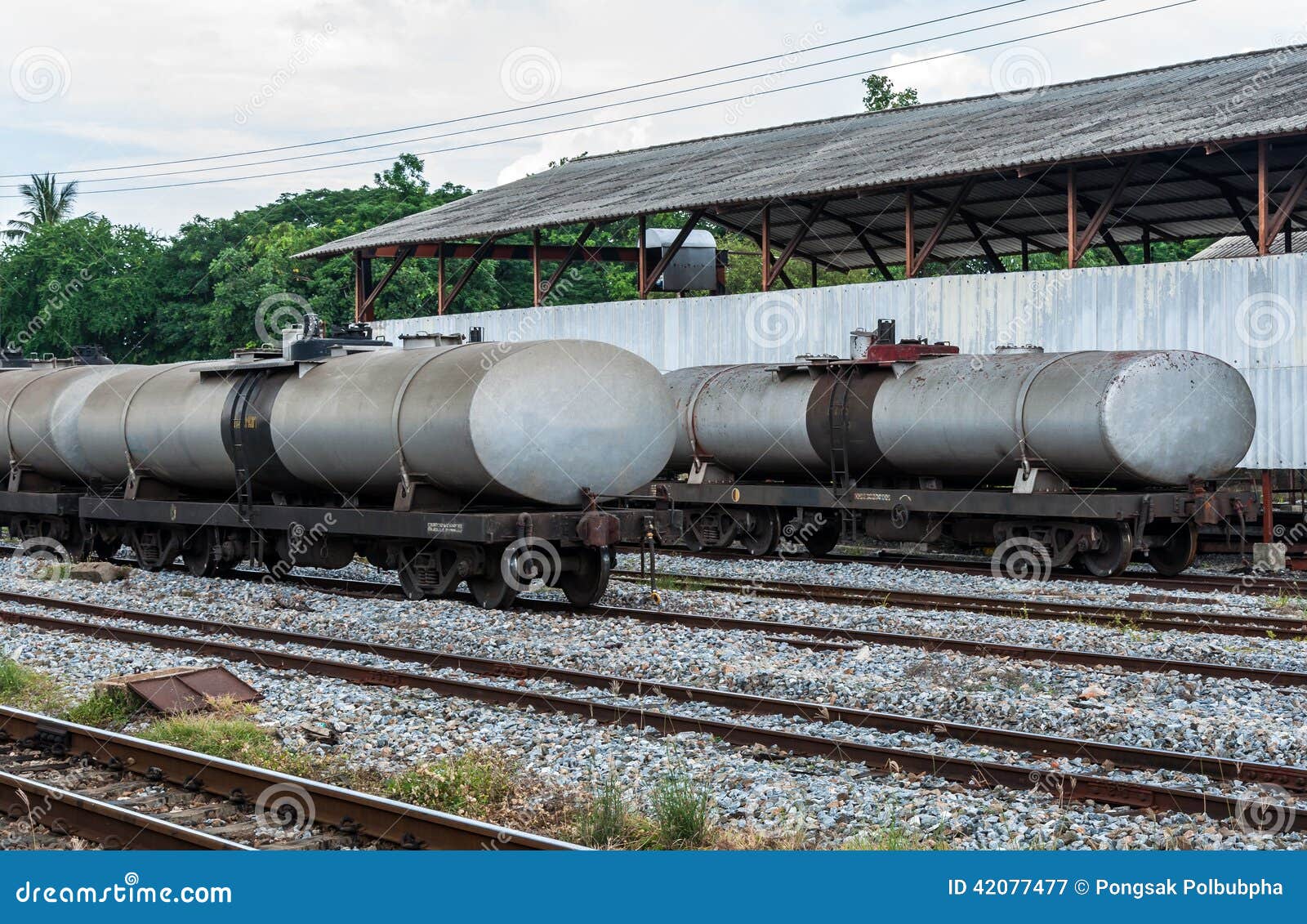 Oil freight train stock image. Image of goods, railroad - 42077477
