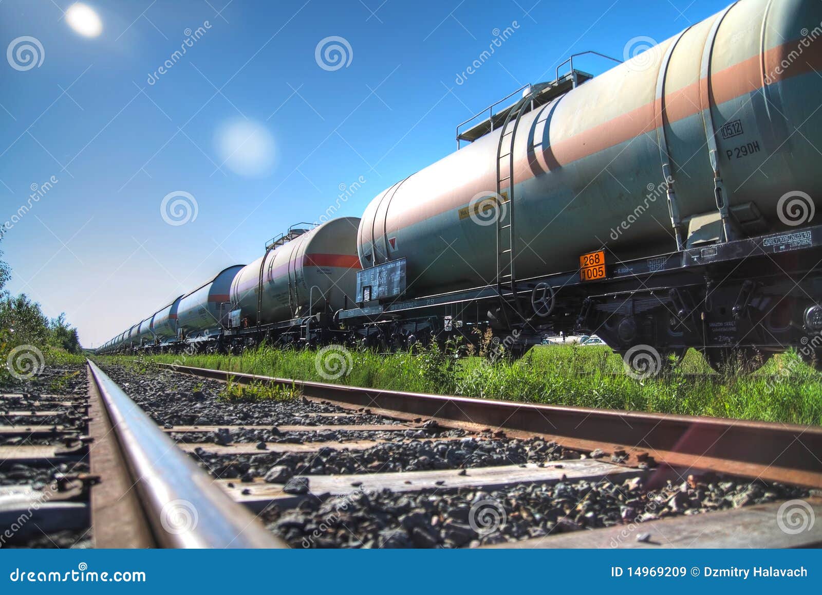 Oil and Fuel Transportation by Rail Stock Image - Image of diesel ...