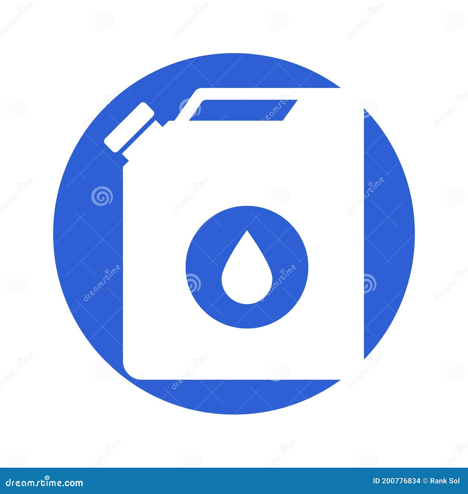 Oil Gallon Vector Icon Which Can Easily Modify or Edit Stock Vector ...