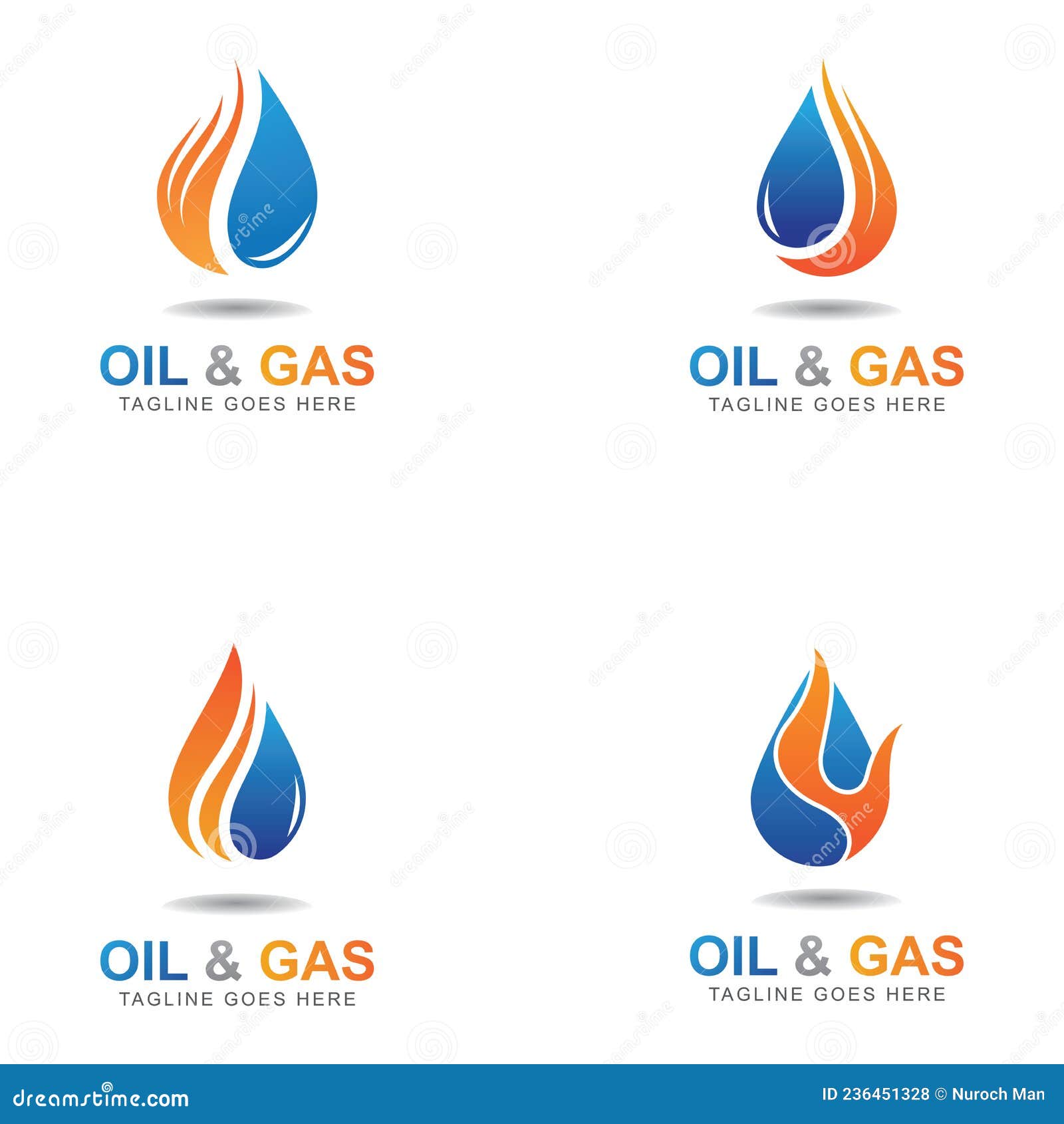 Oil and Gas Logo Design Vector Template. Stock Vector - Illustration of ...
