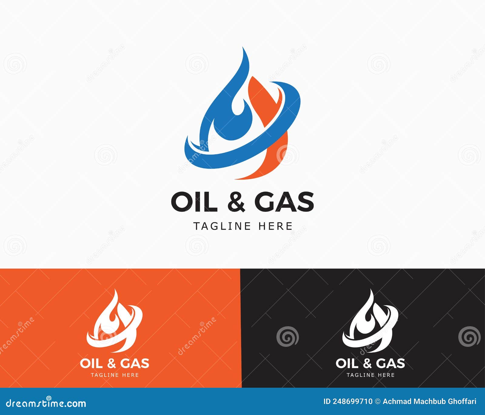 Oil and Gas Logo Design Vector Template Creative Design Stock ...