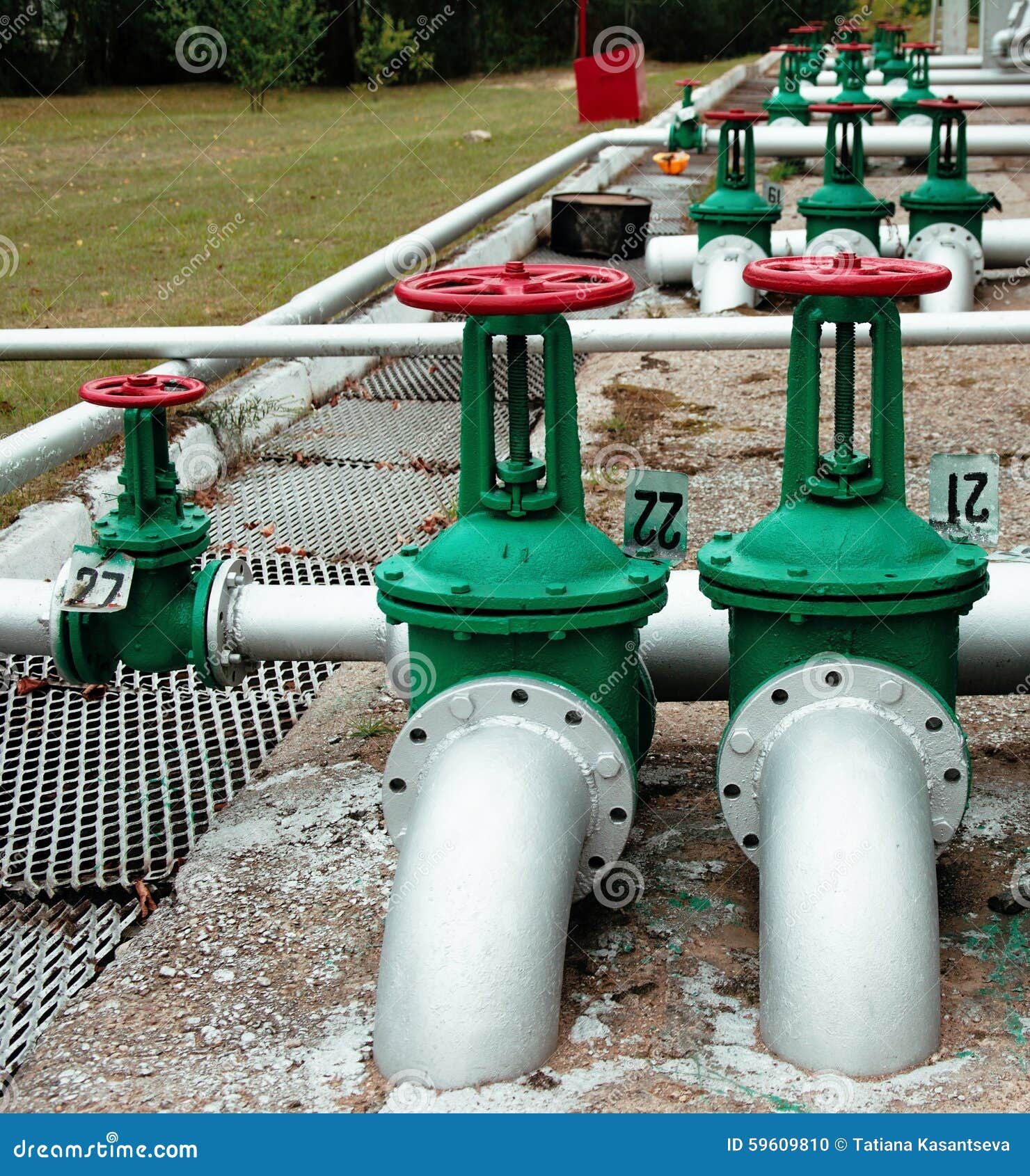 Oil and Gas Pipe Line Valves Stock Photo - Image of iron, metal: 59609810