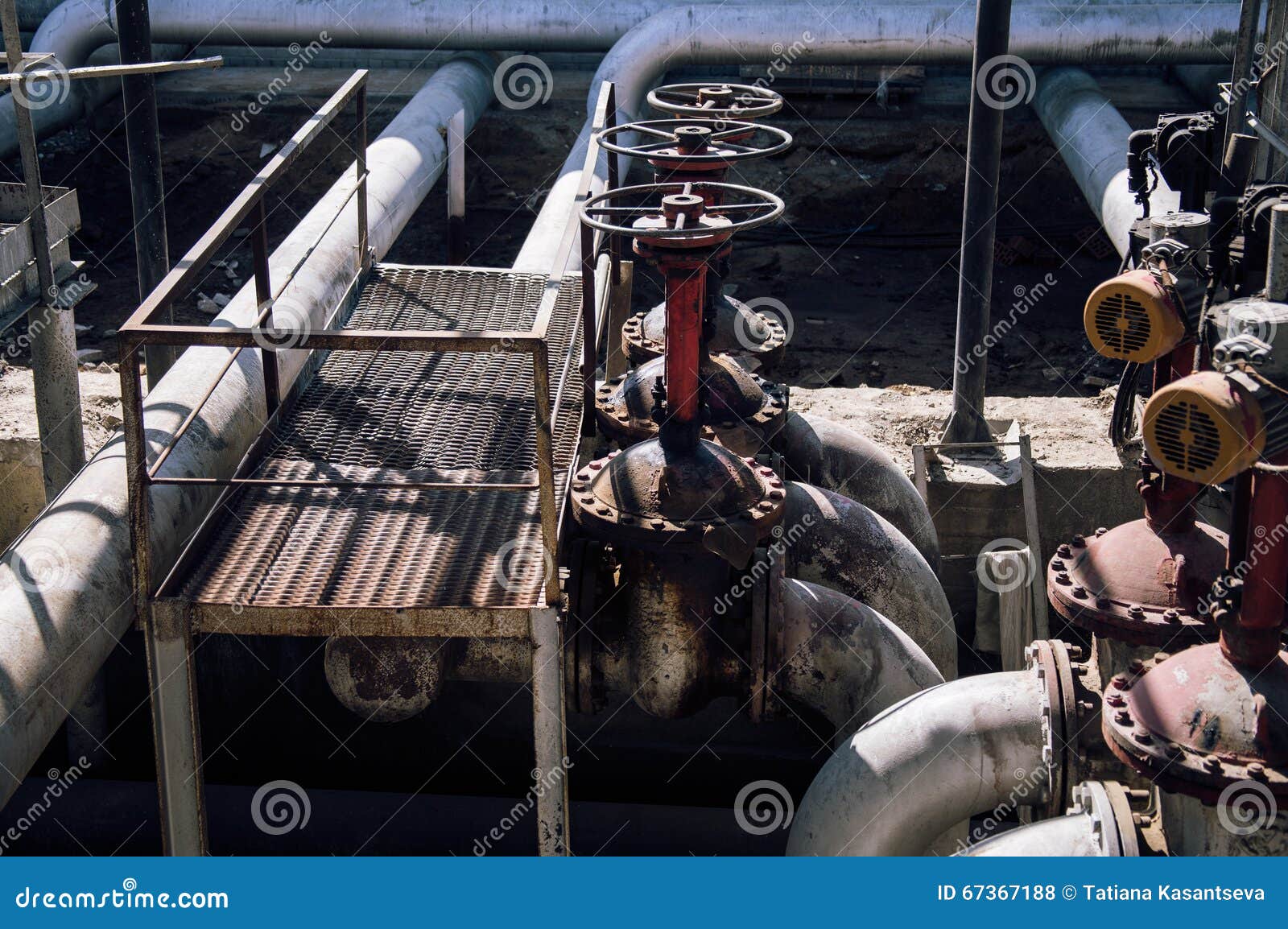 Oil and Gas Pipe Line Valves Stock Photo - Image of metal, close: 67367188
