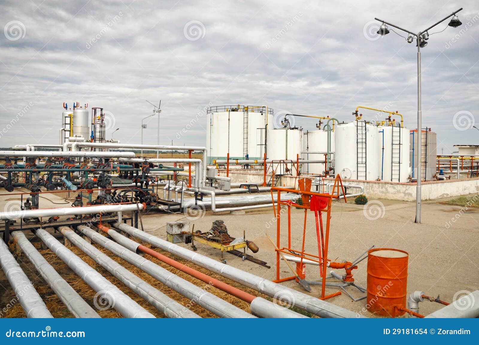 Oil and Gas Processing Plant Stock Photo - Image of petrochemical ...