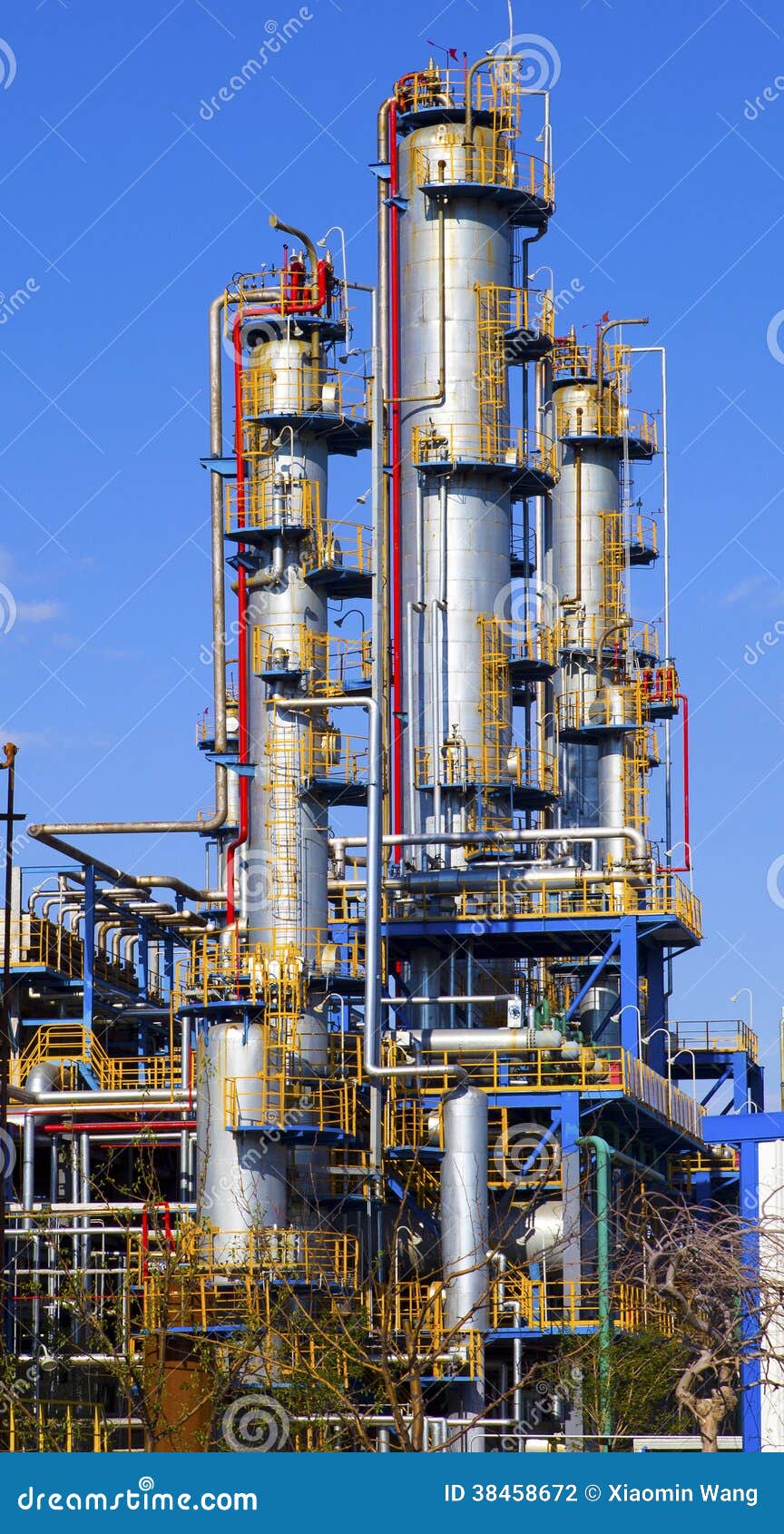 Oil and Gas Processing Plant Stock Photo - Image of corporation, fuel ...