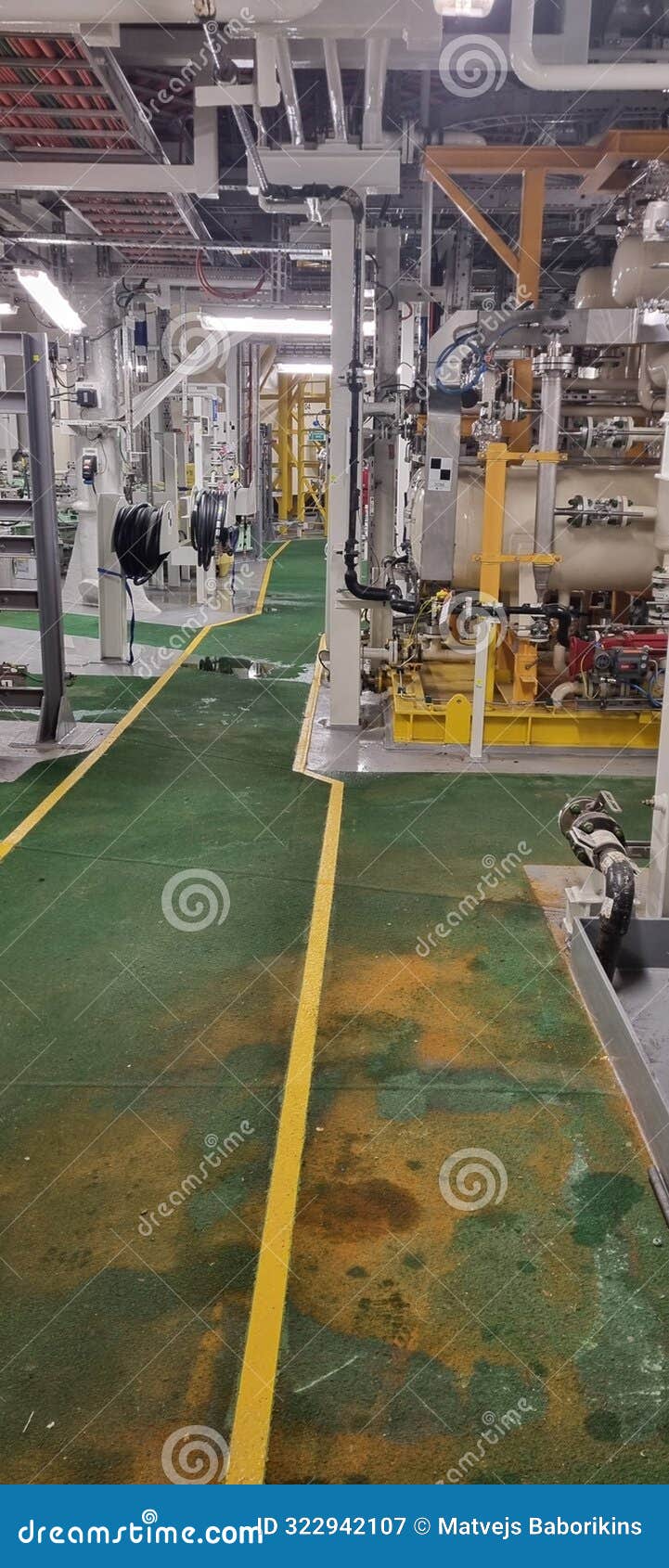 Oil and Gas Processing Platform FPSO Stock Image - Image of metal ...