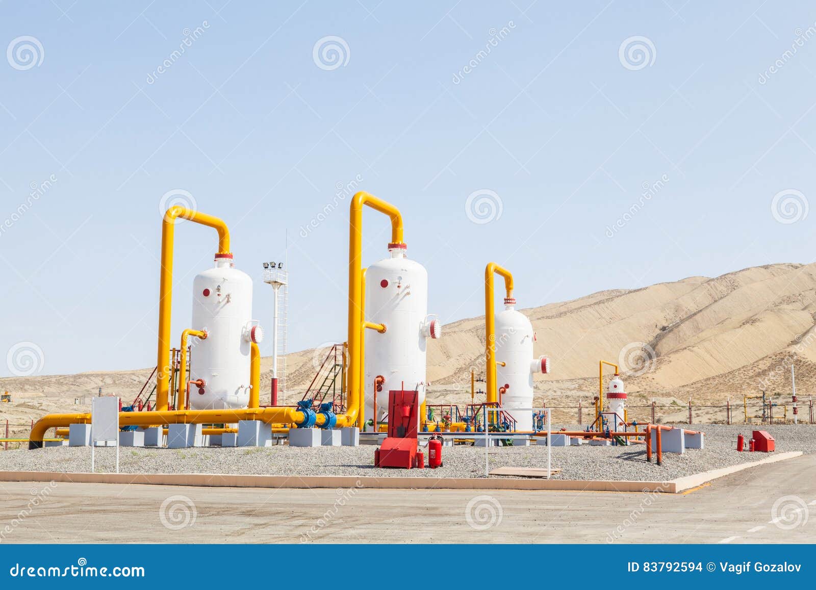 Oil and Gas Refinator Compressor Stock Photo - Image of production ...