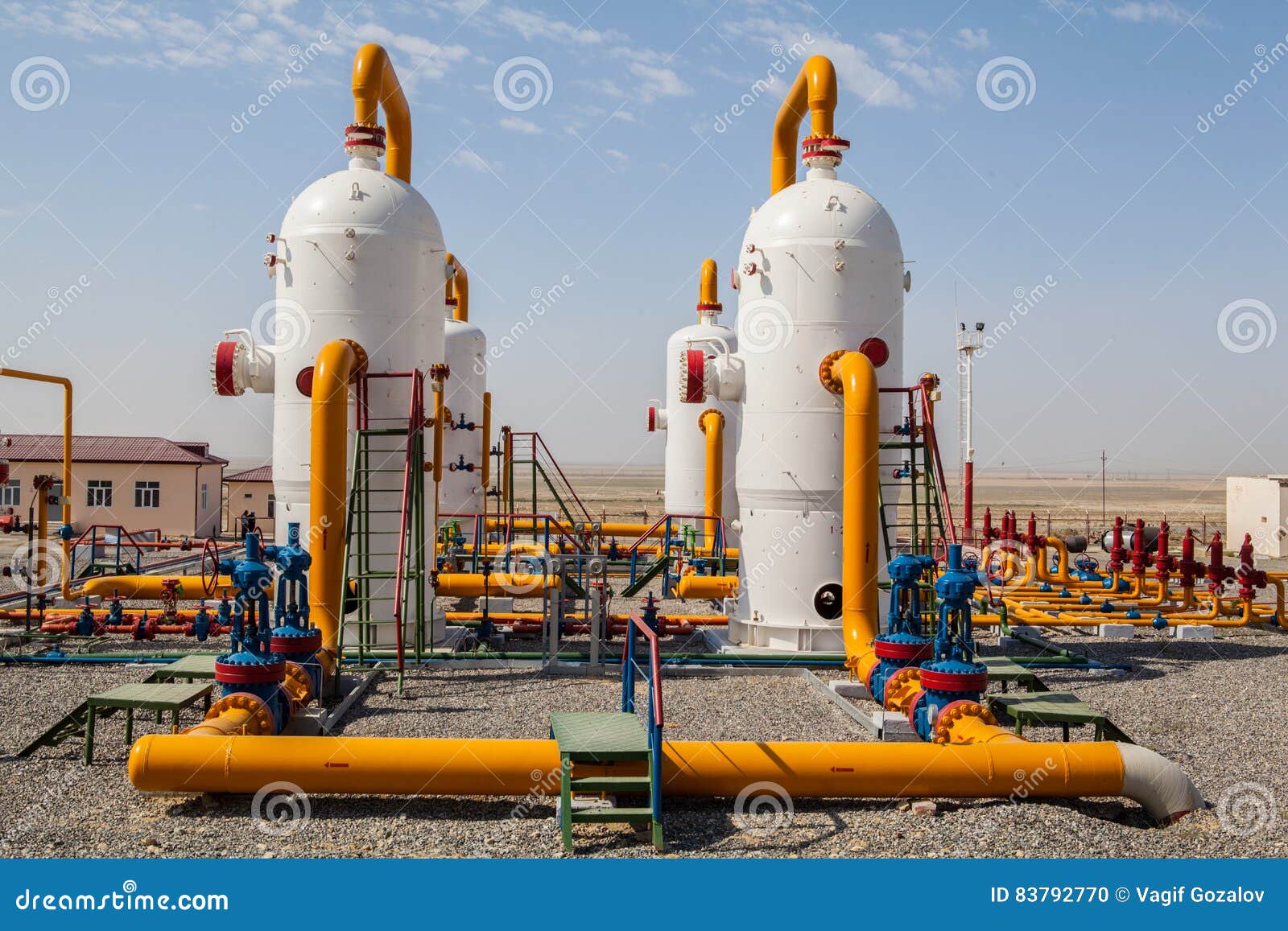 Oil and Gas Refinator Compressor Stock Photo - Image of generator ...