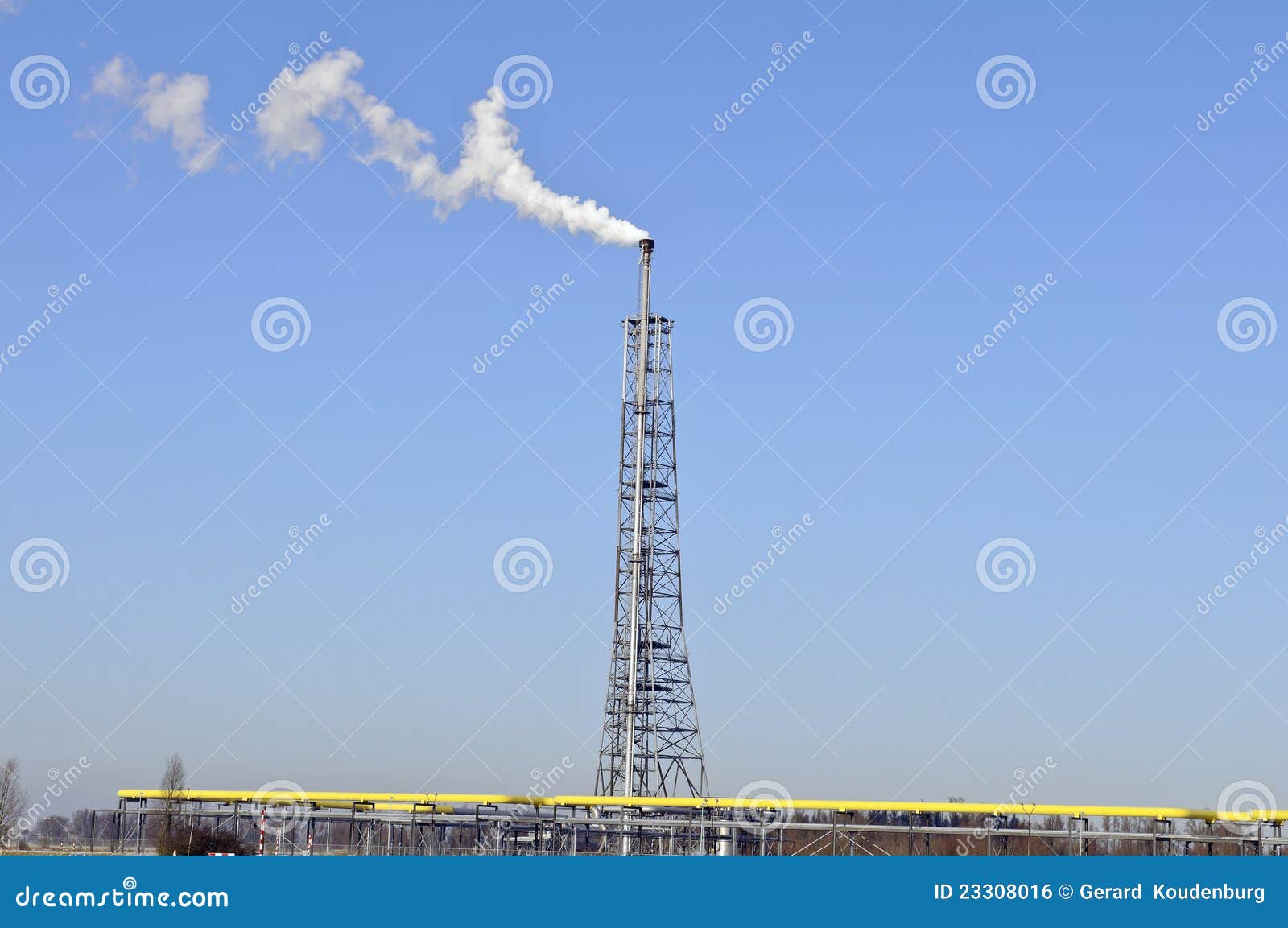 Oil and gas refinery stock photo. Image of metal, business - 23308016