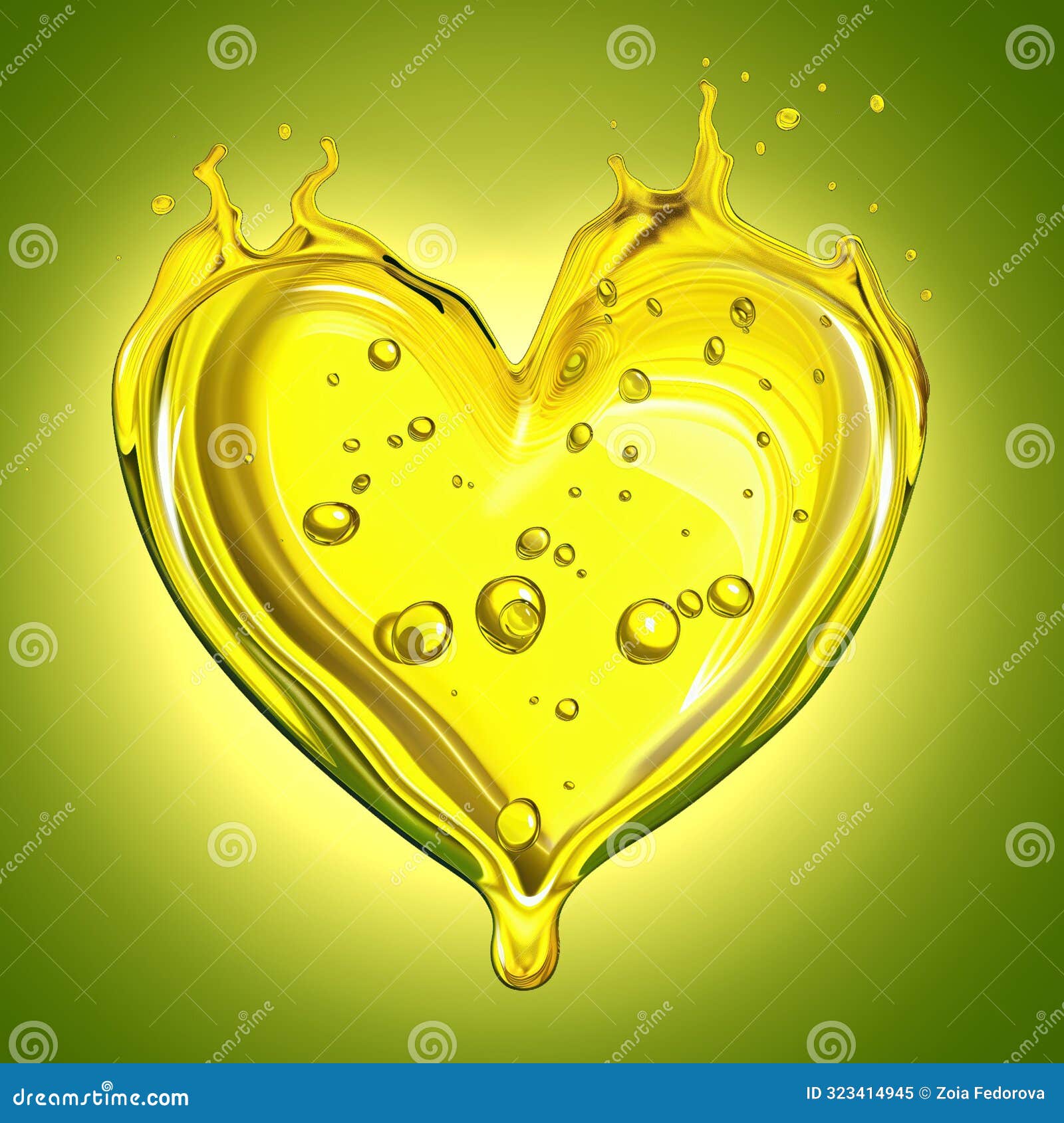 Oil Heart Design stock image. Image of abstract, aigenerated - 323414945