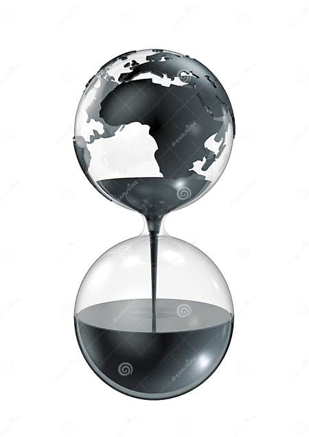 Oil hourglass stock illustration. Illustration of crude - 24648051