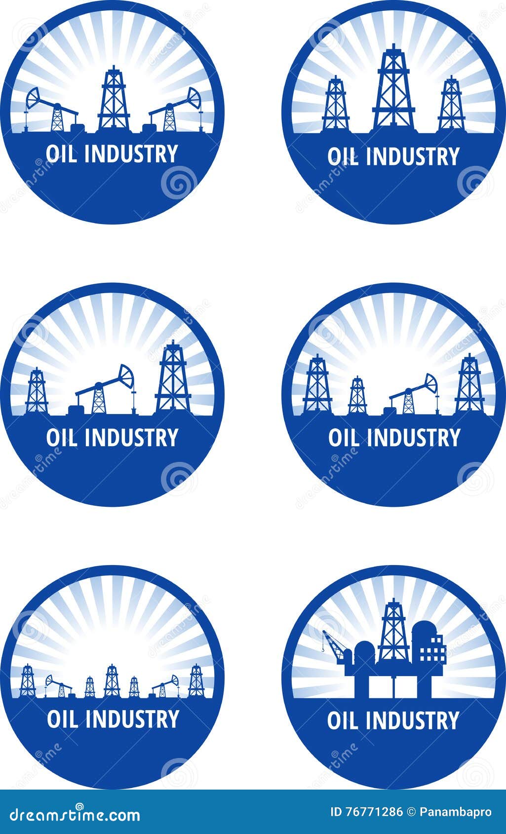 Oil industry stock vector. Illustration of oilfield, business - 76771286