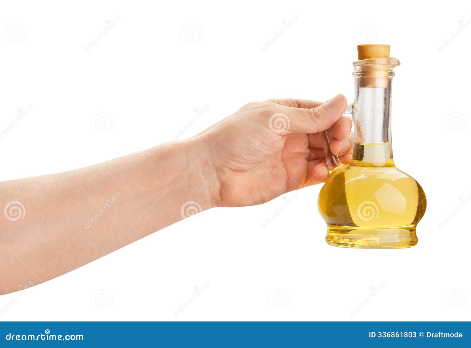 Oil Jar in Hand Path Isolated Stock Image - Image of kettle, round ...