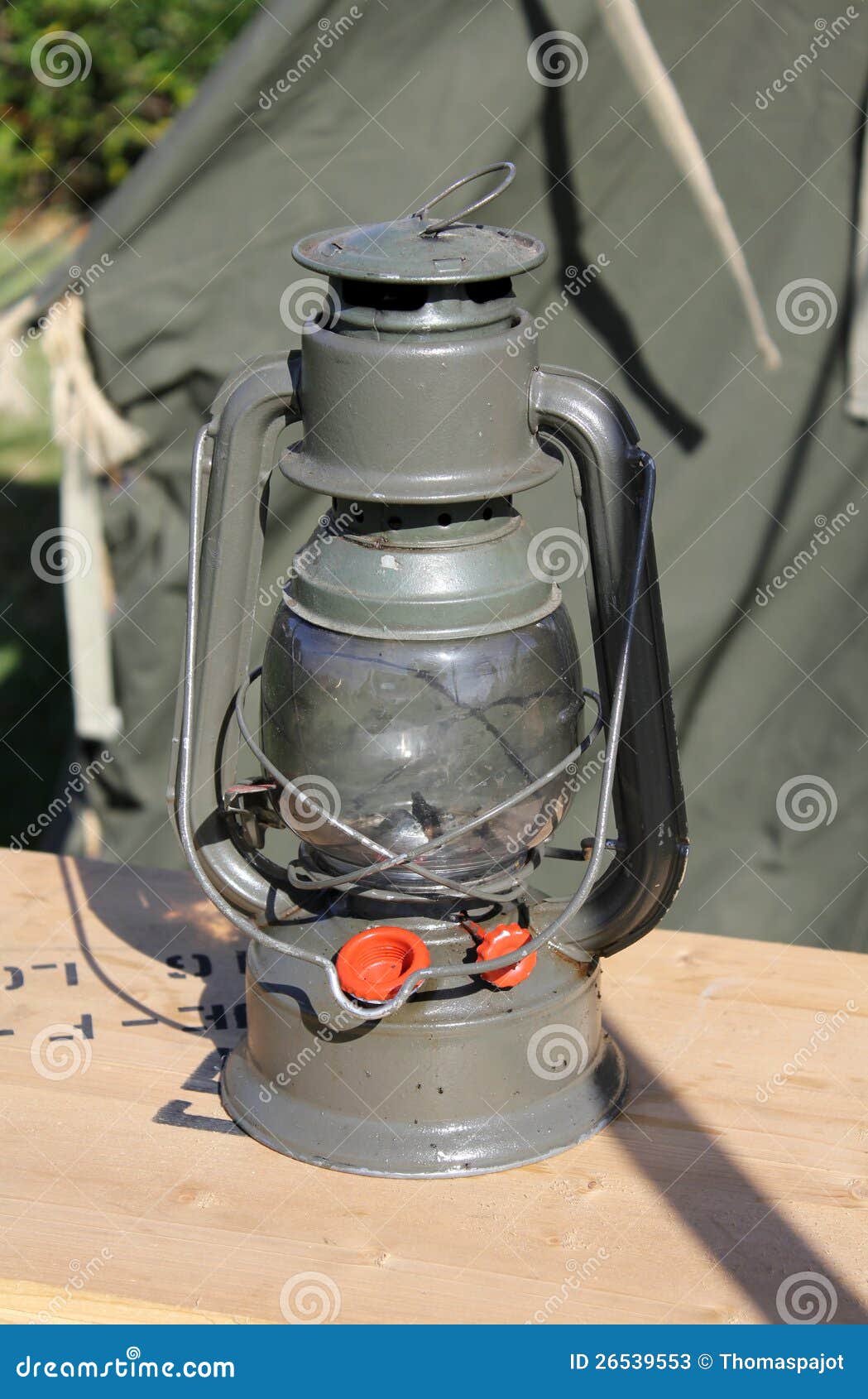 Oil lamp stock image. Image of green, glass, camping - 26539553