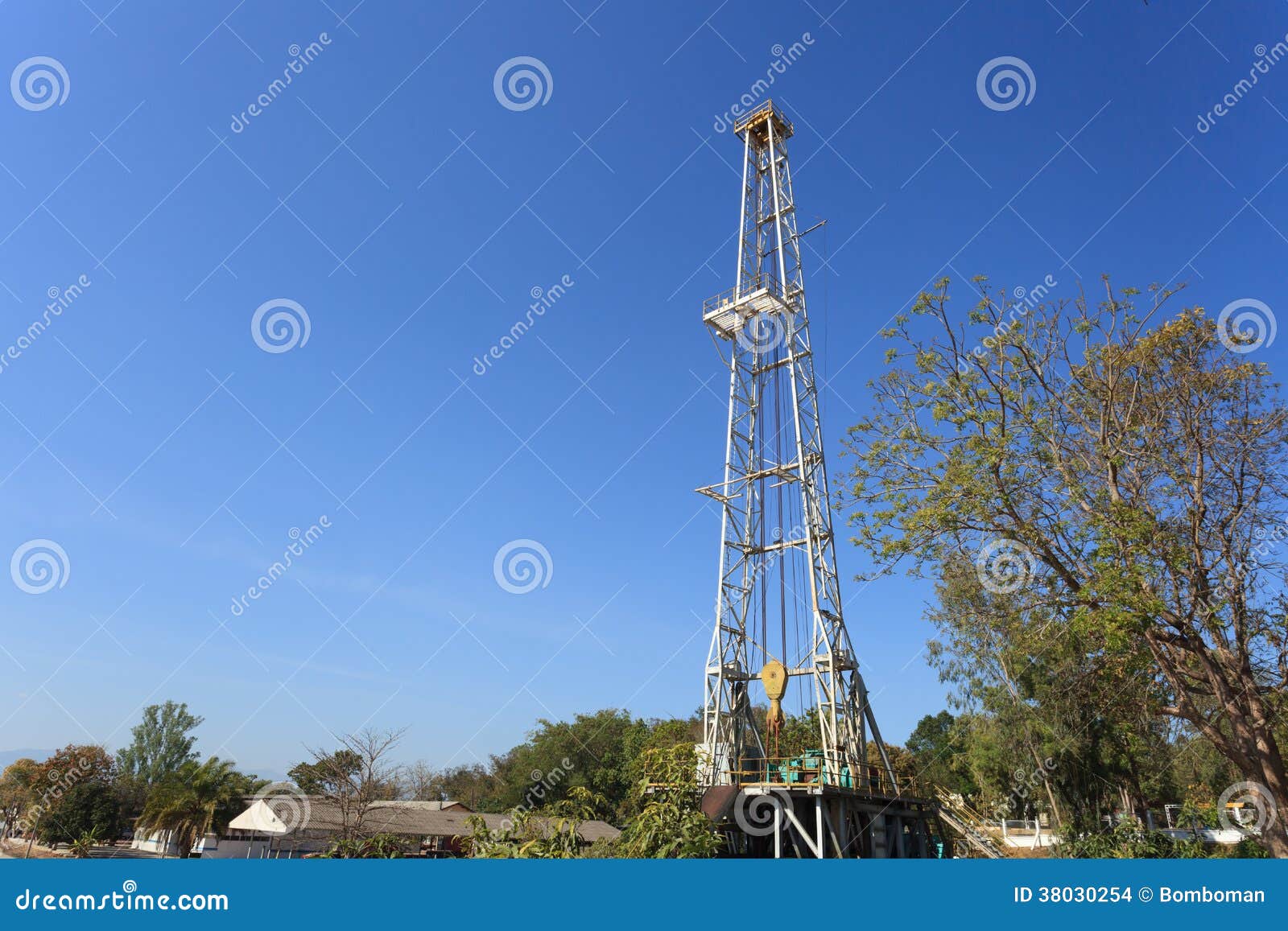 Oil Land Drilling Rig stock photo. Image of technology - 38030254
