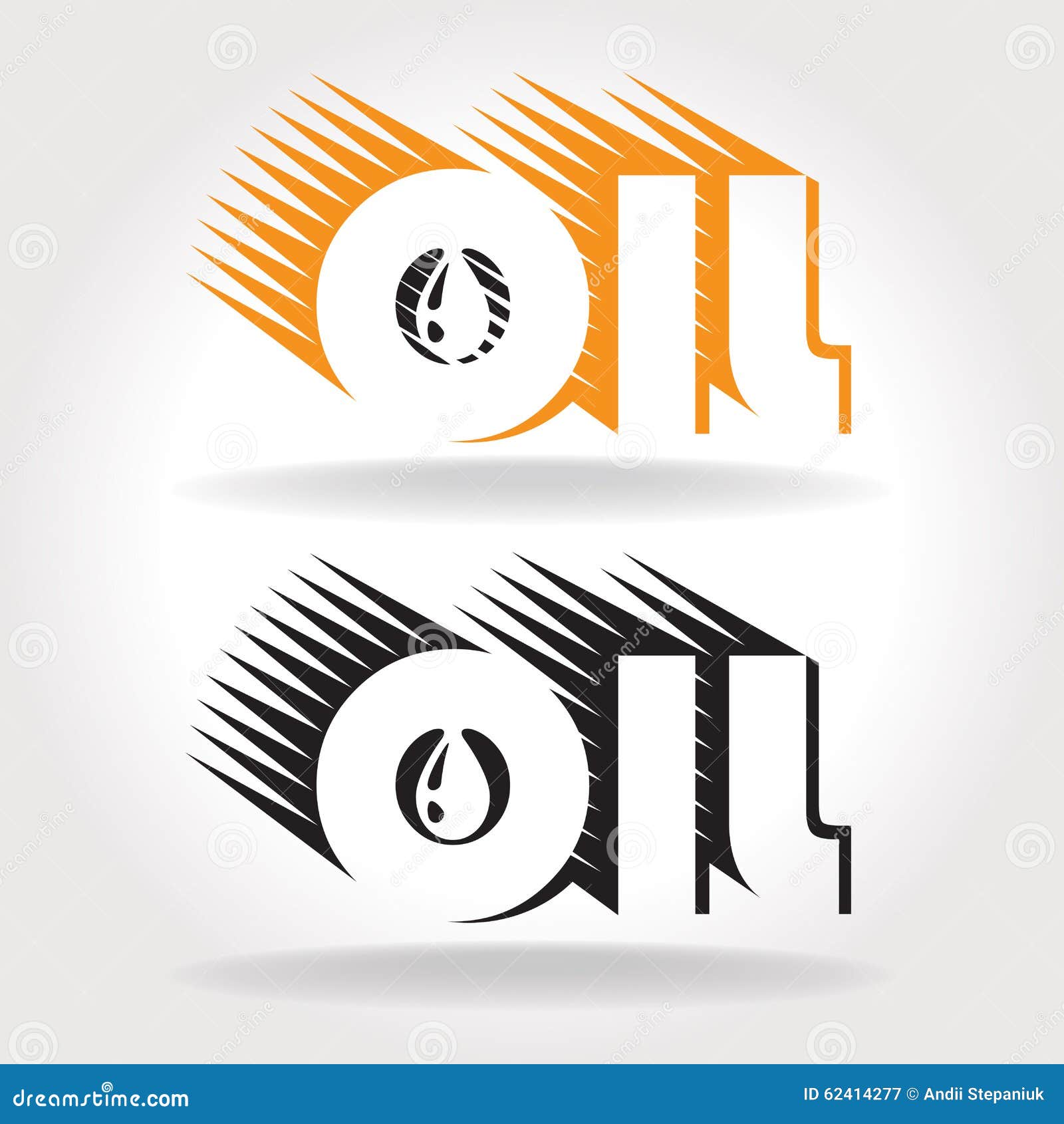 Oil logo template stock vector. Illustration of abstract - 62414277