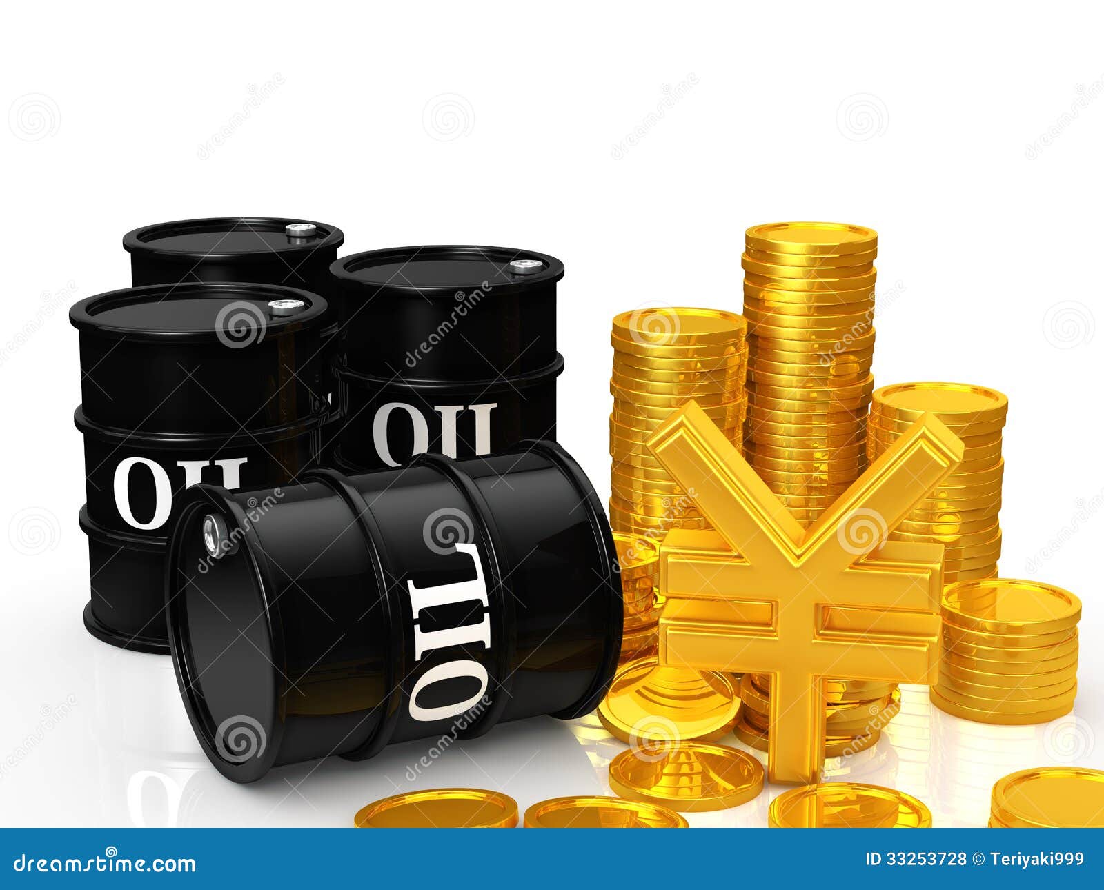 Oil money stock illustration. Illustration of crude, business - 33253728