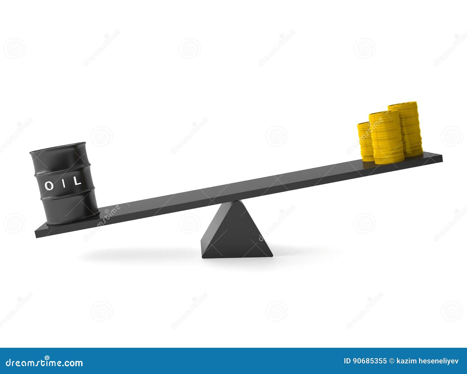 Oil and money scale stock illustration. Illustration of petrol - 90685355