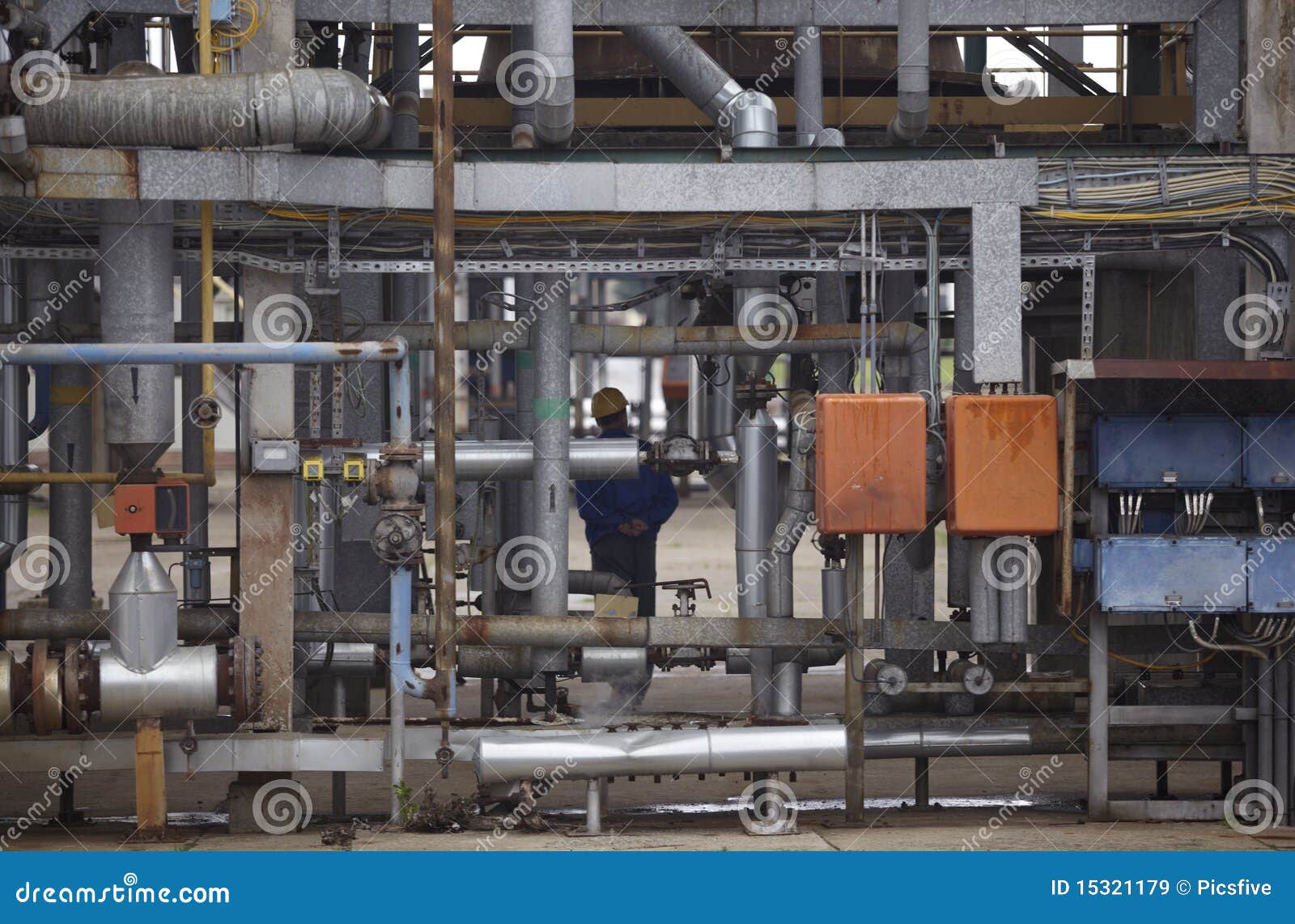 Oil and naphtha industry stock image. Image of pipe, pipelines - 15321179
