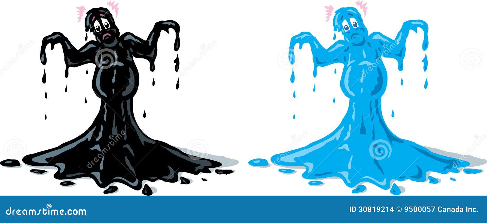 Oil/Paint spill guy stock vector. Illustration of gooey - 30819214