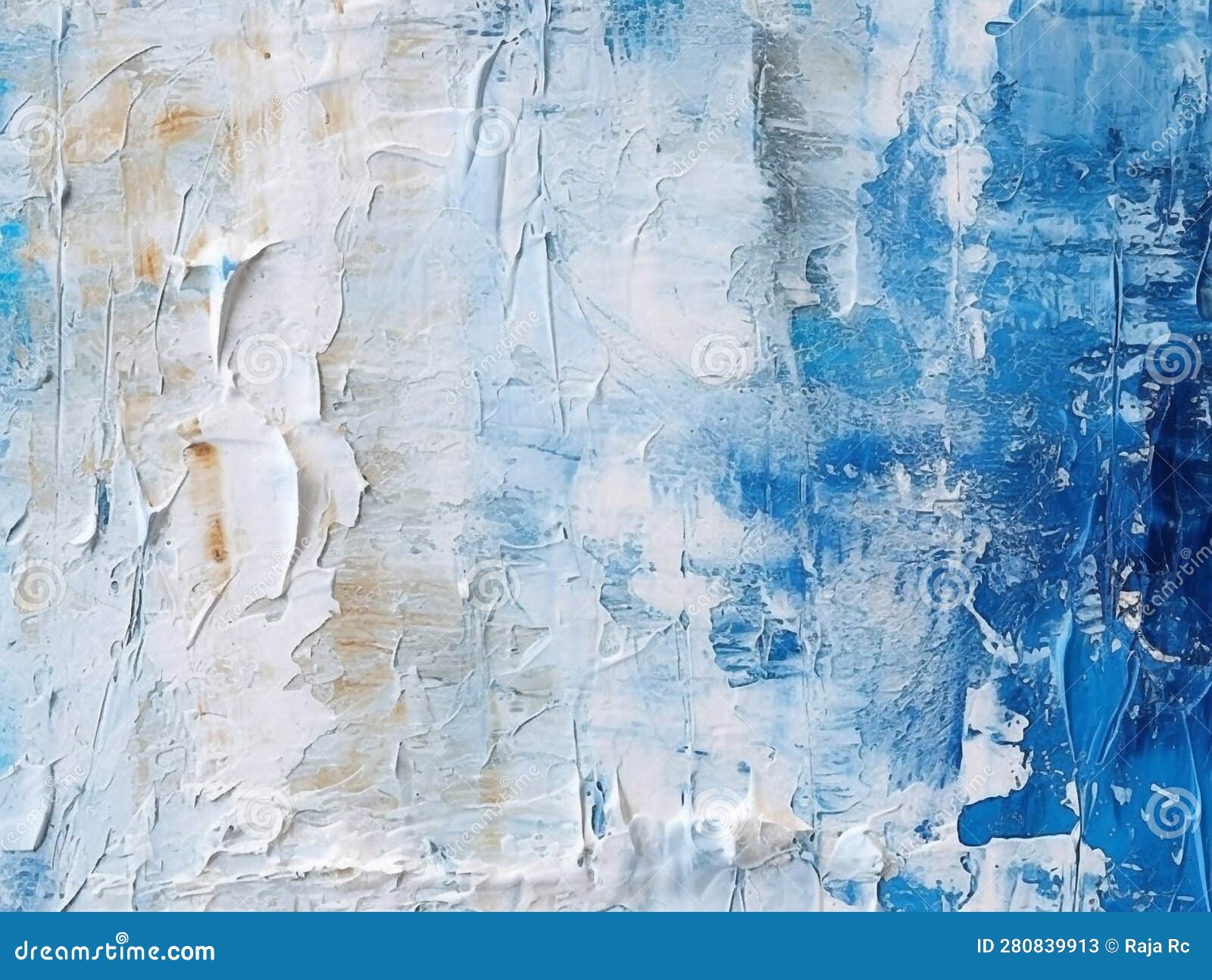 Oil Painting Background - Blue and White Stock Illustration ...