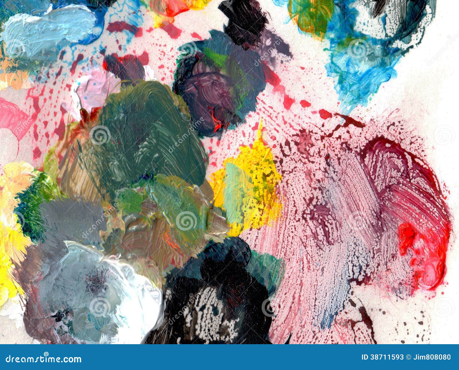 Oil painting color texture stock illustration. Illustration of ...