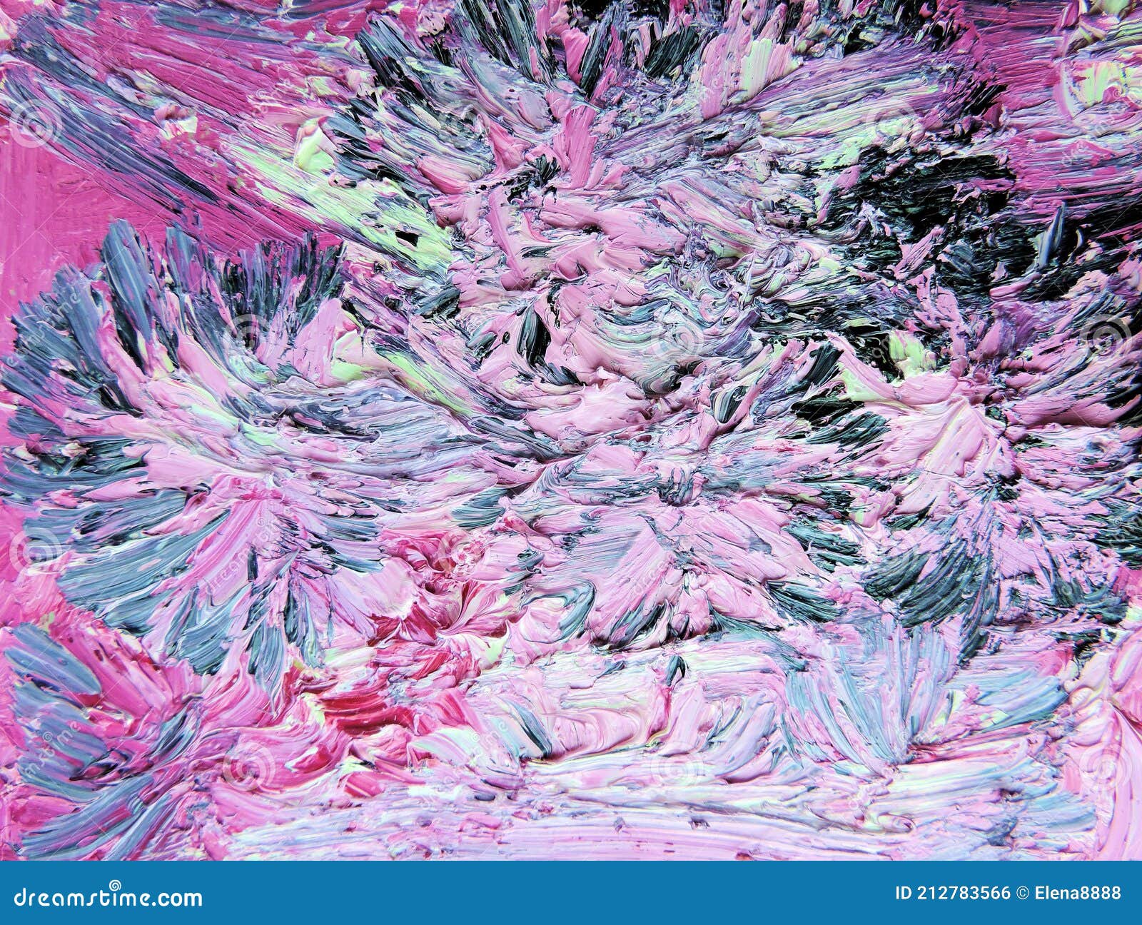 Oil Painting Pattern Abstract Strokes Stock Illustration - Illustration ...