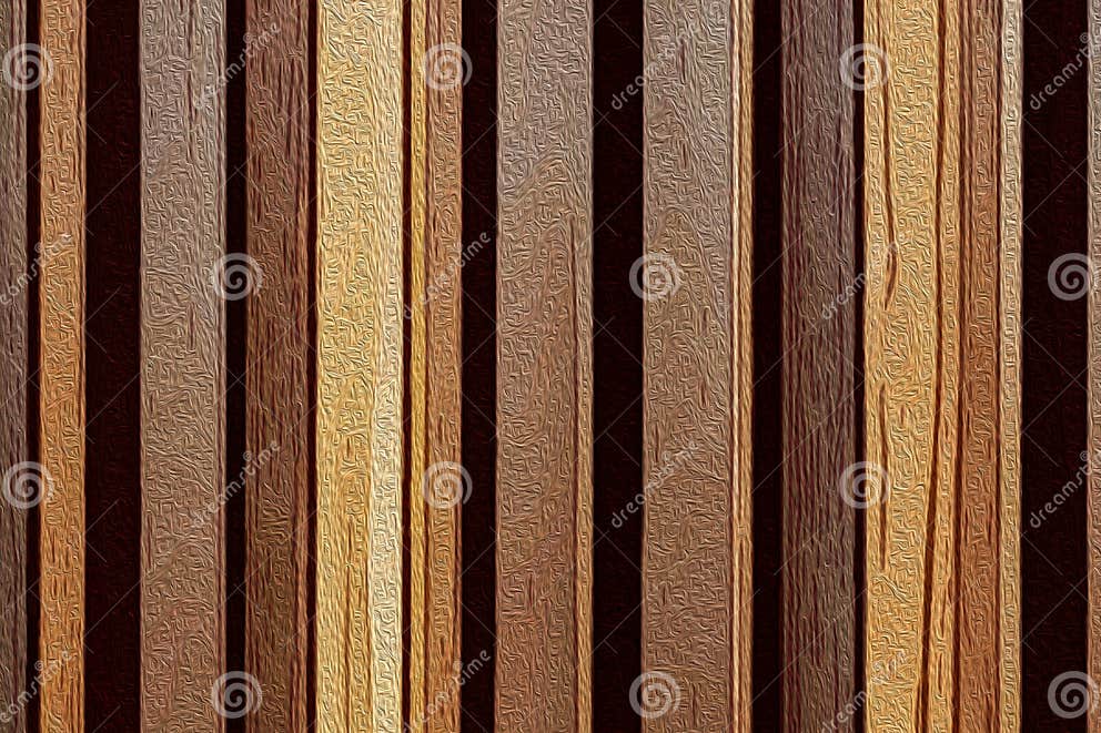 Oil Painting . Wood Structure Pattern Stock Illustration - Illustration ...