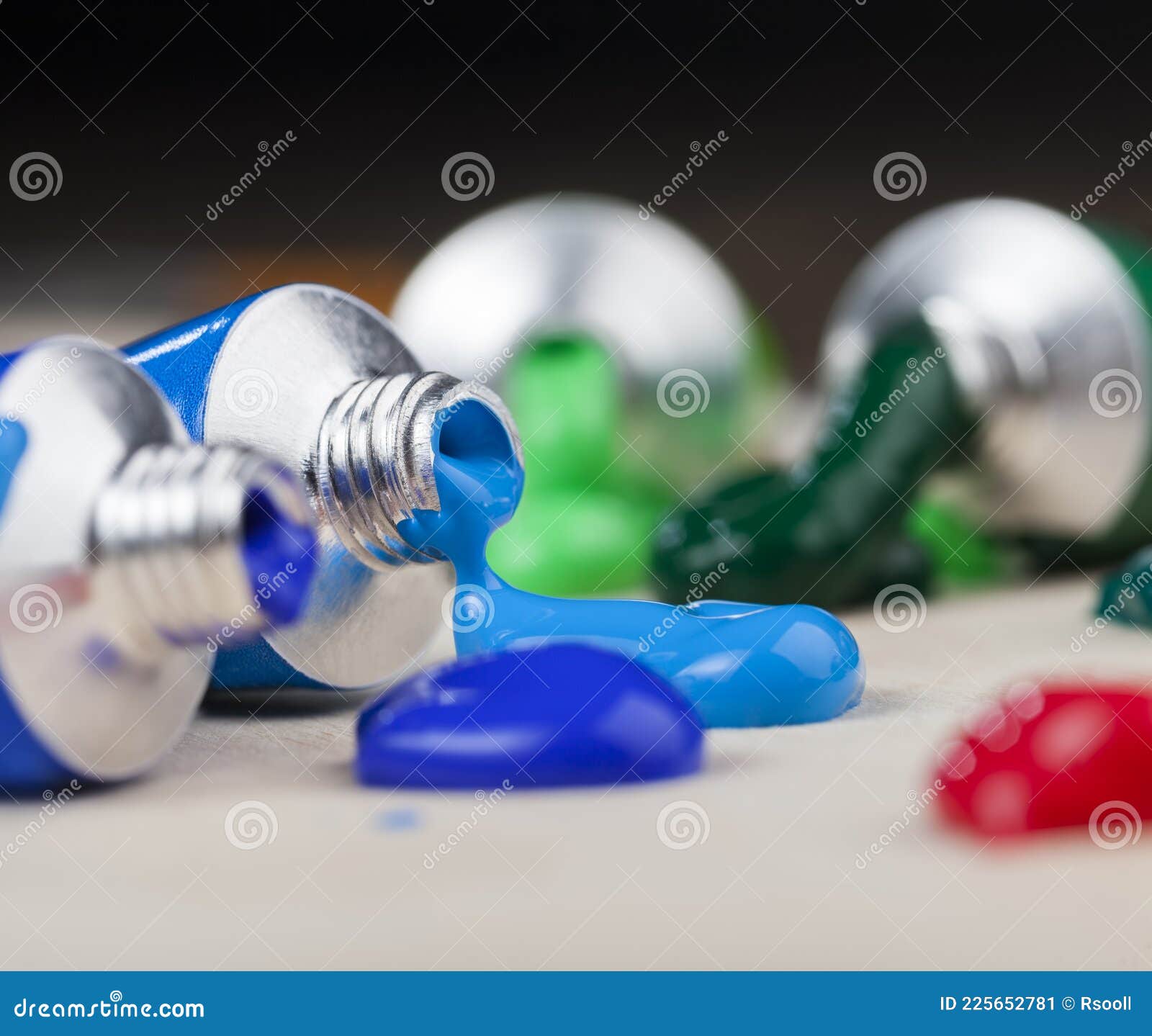 Oil Paints for Creative Drawing, the Creative Process Stock Image ...