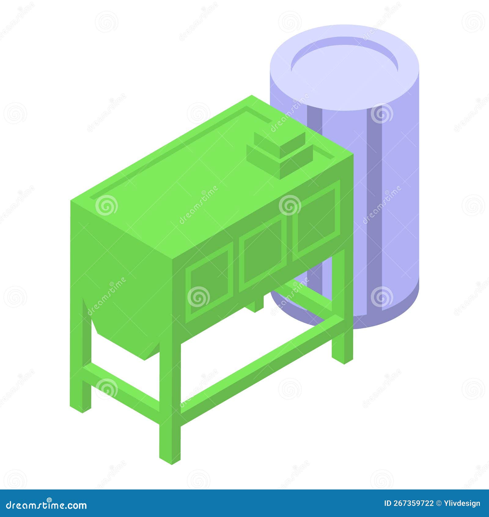 Oil Palm Production Icon Isometric Vector. Food Tree Stock Vector ...