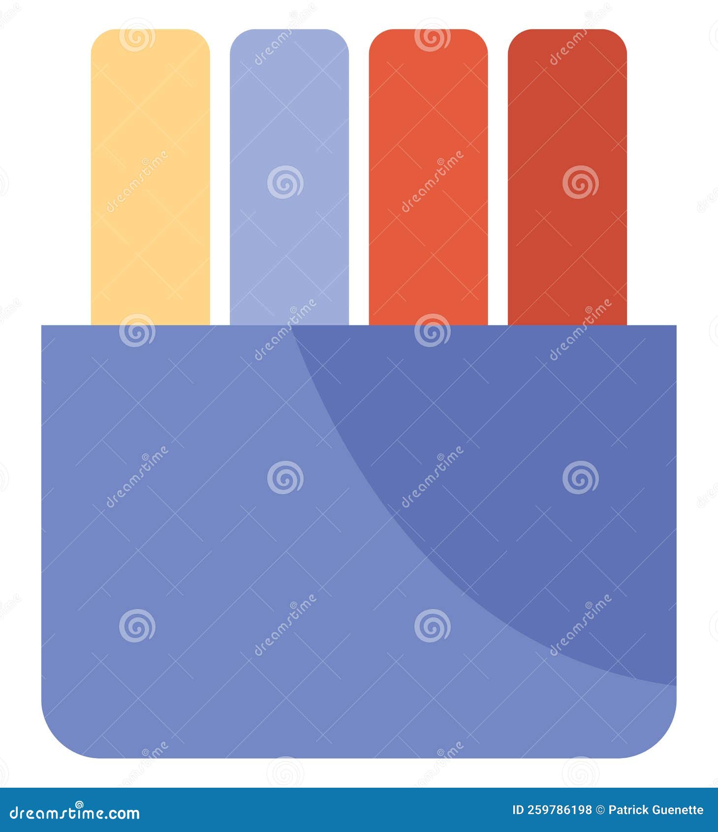 Pastels Illustration Cartoon Vector | CartoonDealer.com #2045385