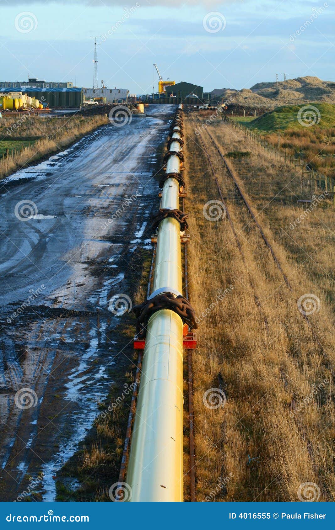 Oil Pipeline stock image. Image of ground, pipe, wester - 4016555