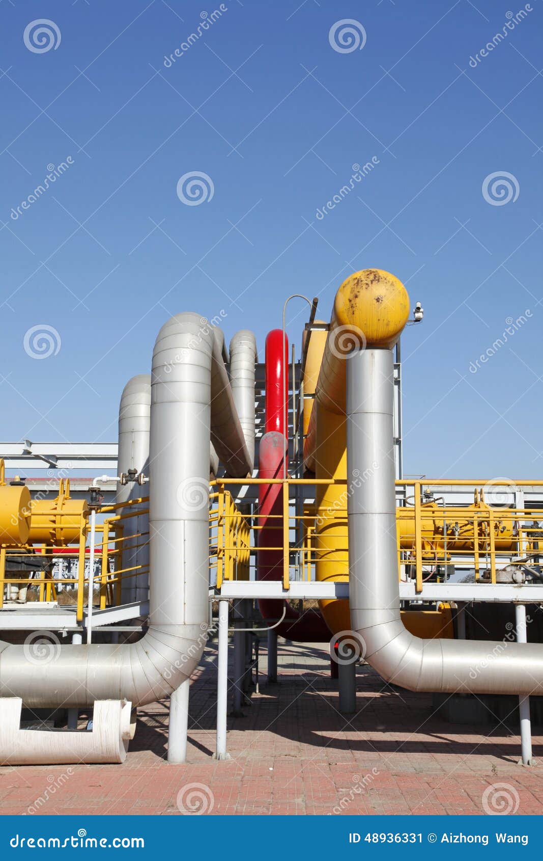 Oil pipeline stock image. Image of system, gasoline, industrial - 48936331