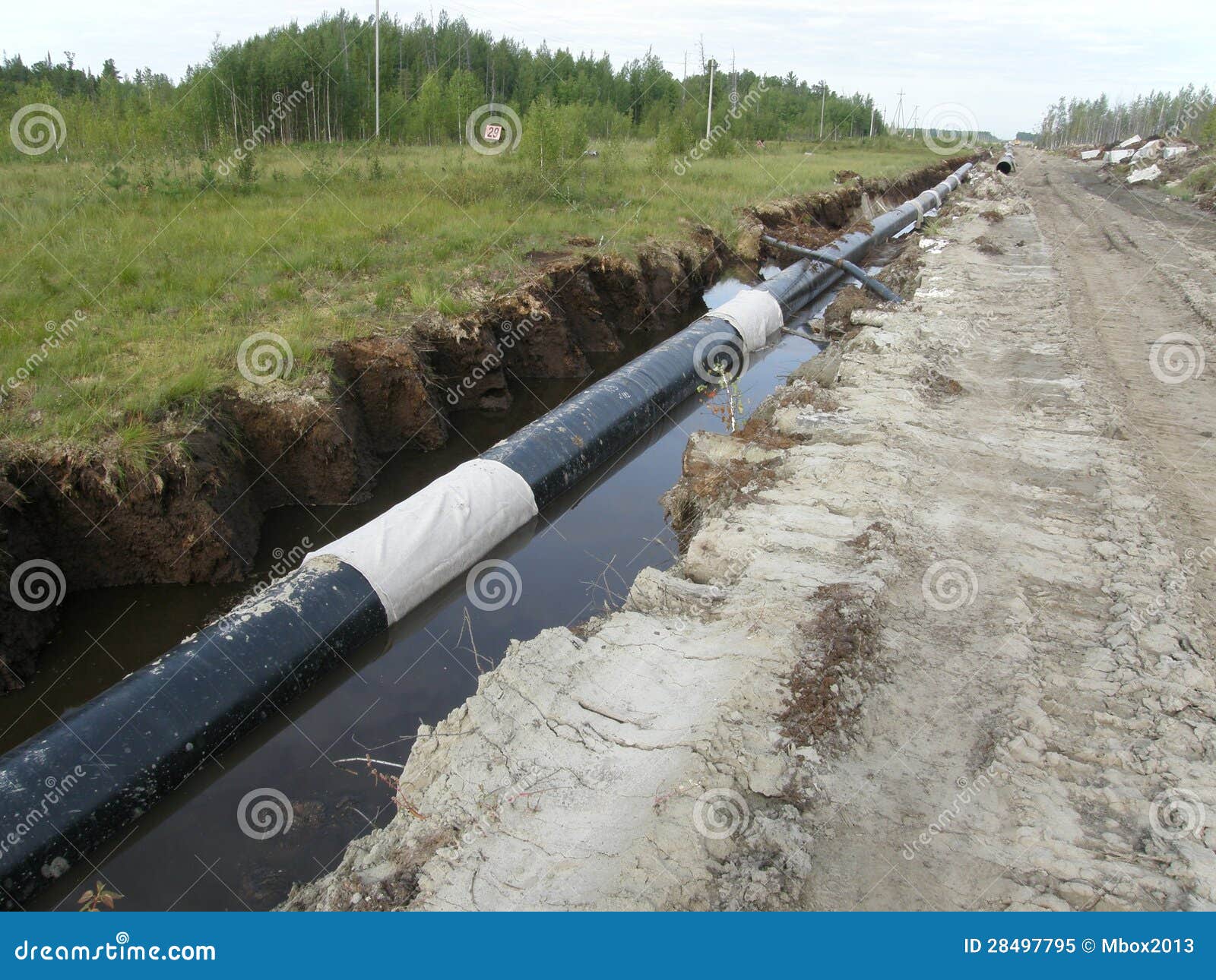 Oil pipeline technology stock image. Image of construction - 28497795