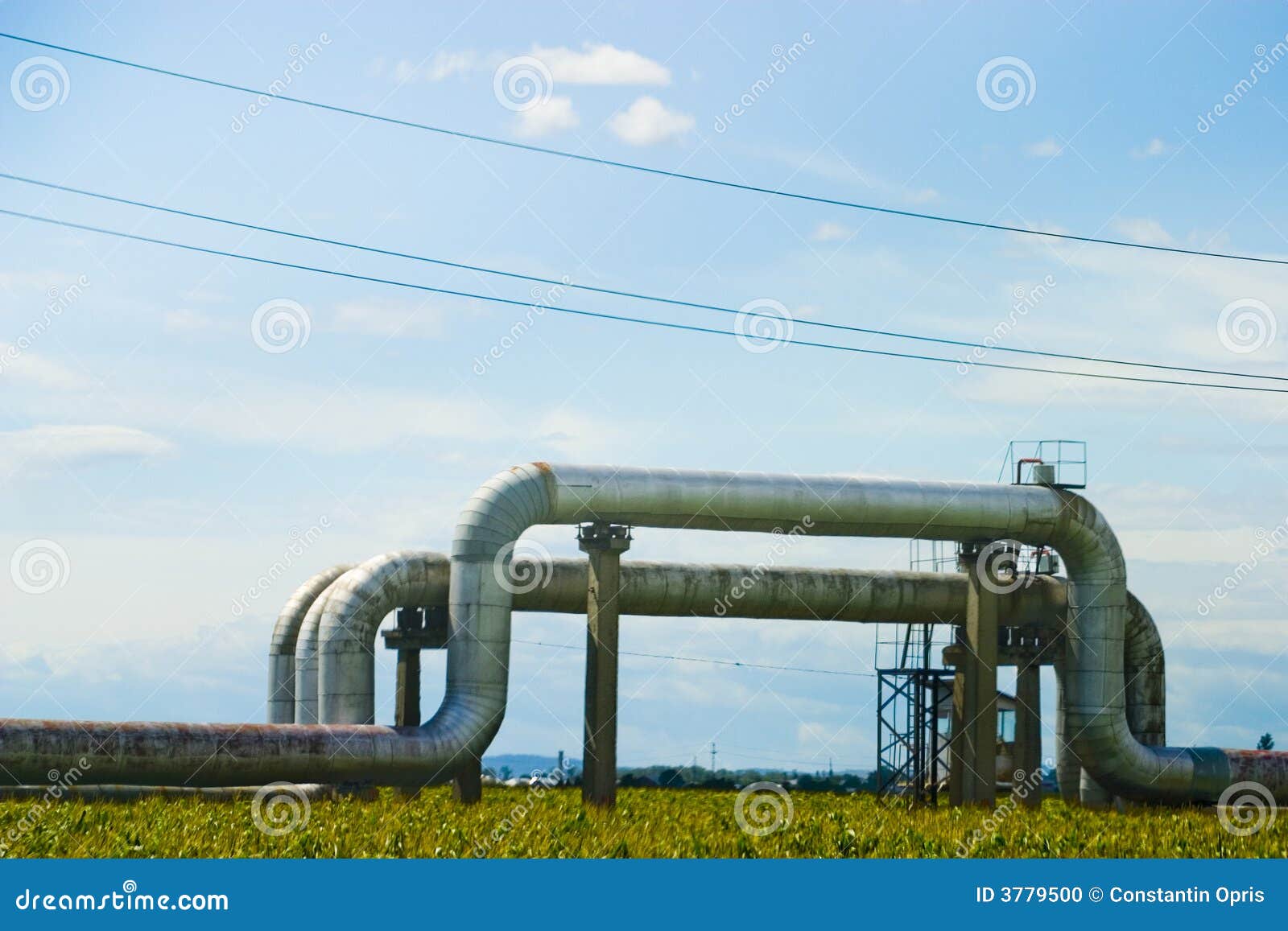 Oil pipes stock photo. Image of piping, industrial, power - 3779500