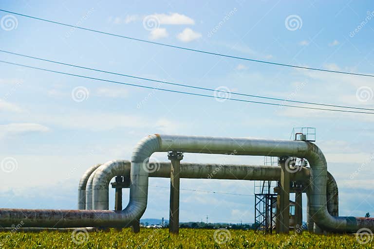 Oil pipes stock photo. Image of piping, industrial, power - 3779500
