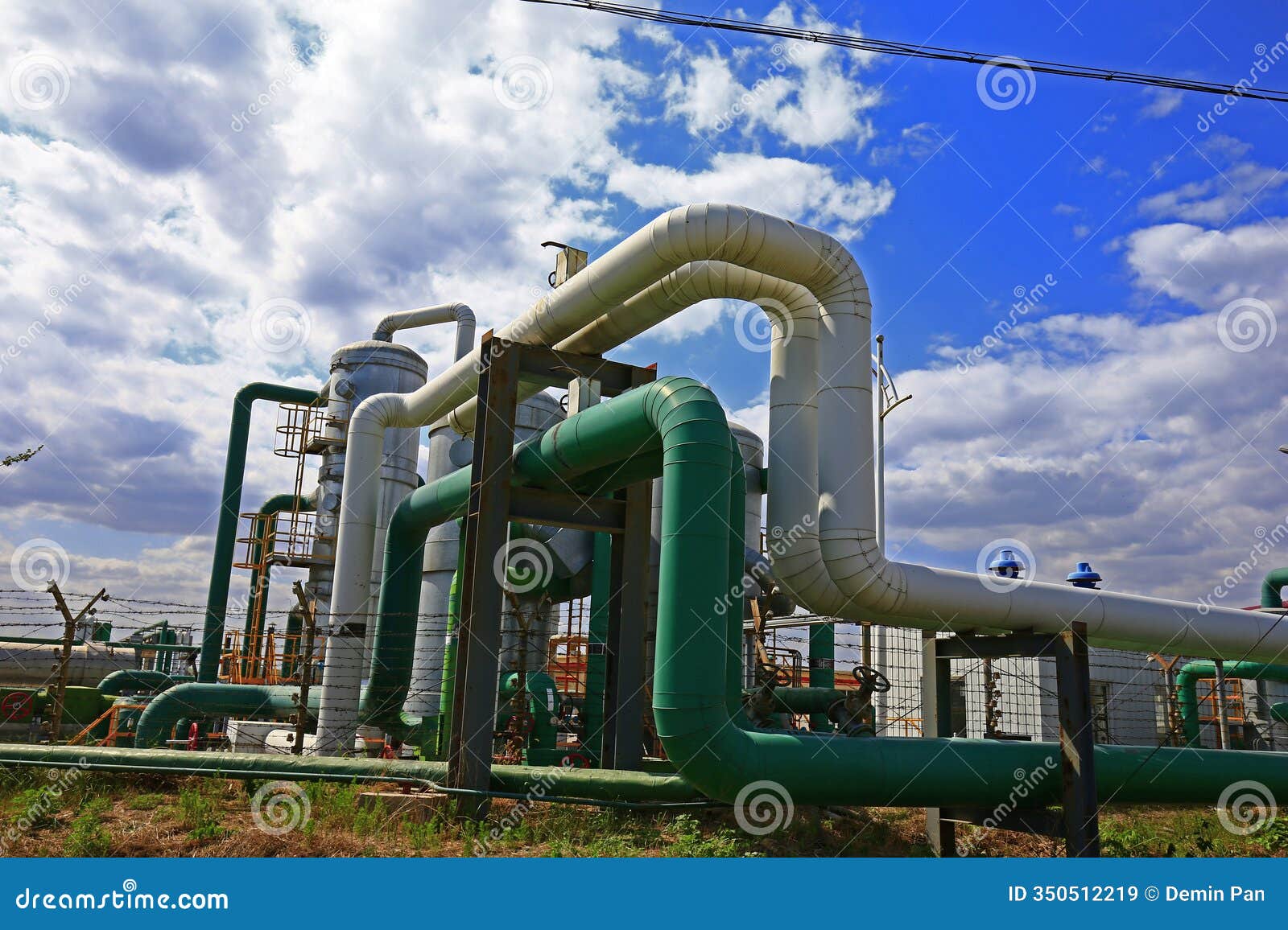 Oil pipes and valves stock image. Image of faucets, electricity - 350512219
