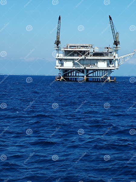 Oil Platform Close Up 2 stock photo. Image of bridge, future - 1074736