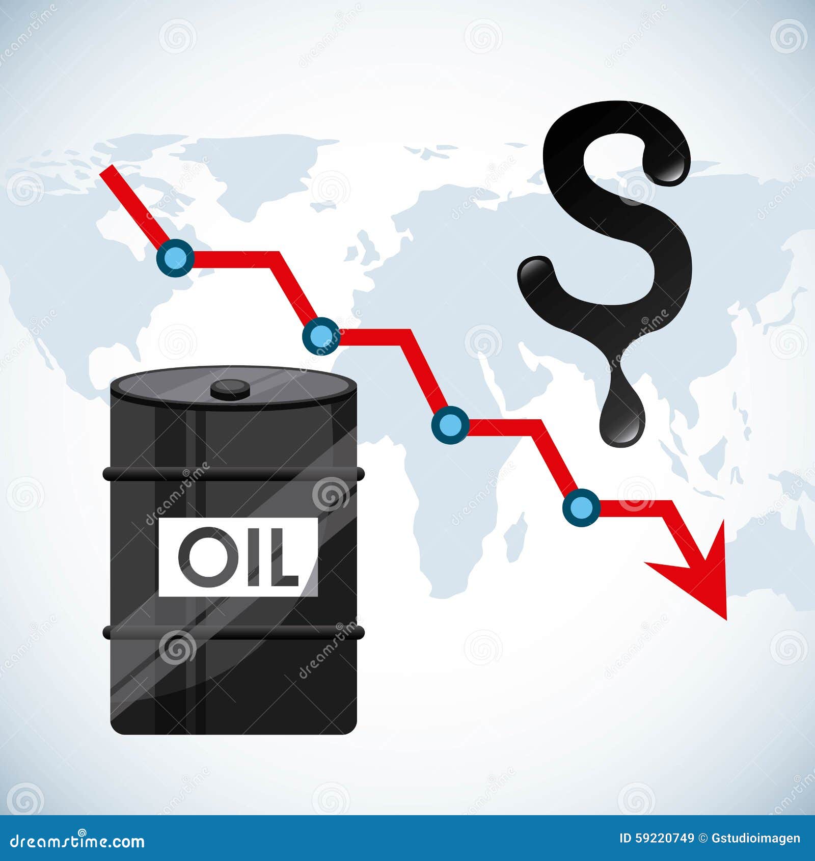 Oil prices stock vector. Illustration of vector, infographic - 59220749