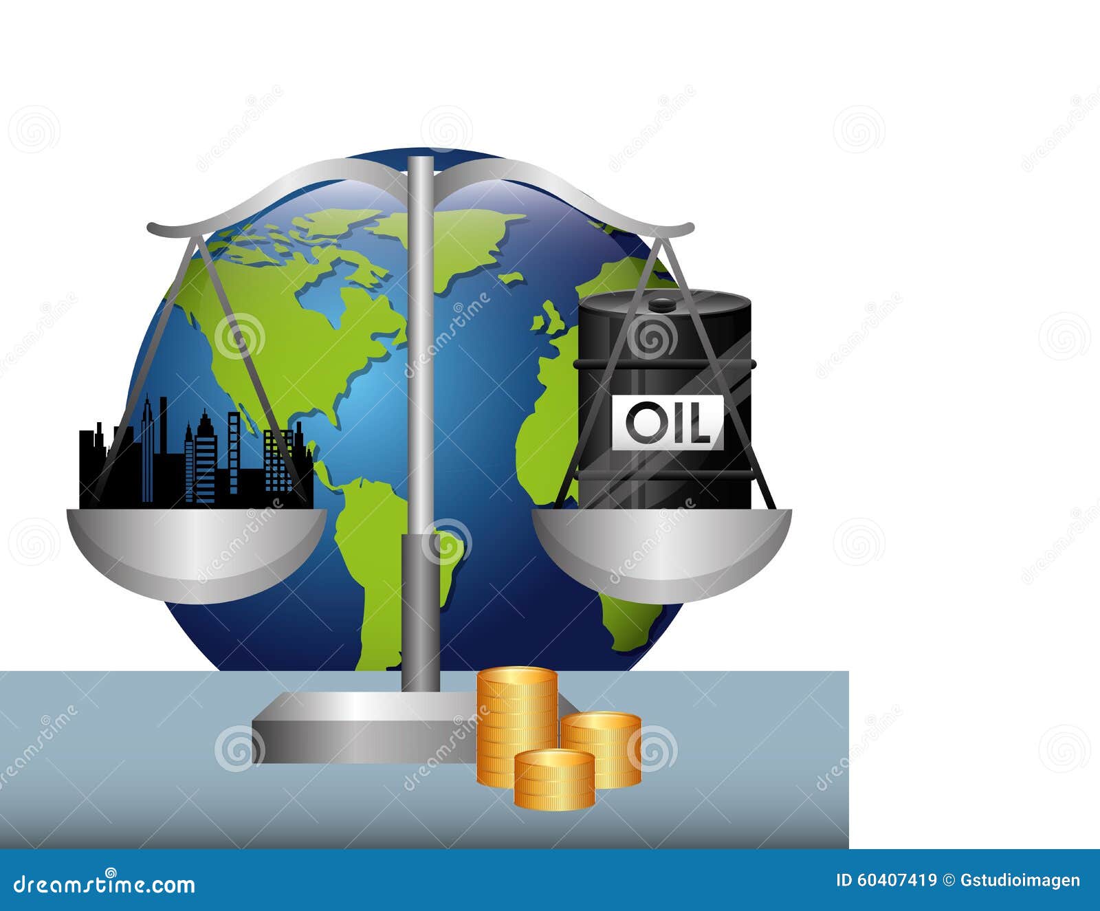 Oil prices stock illustration. Illustration of crude - 60407419
