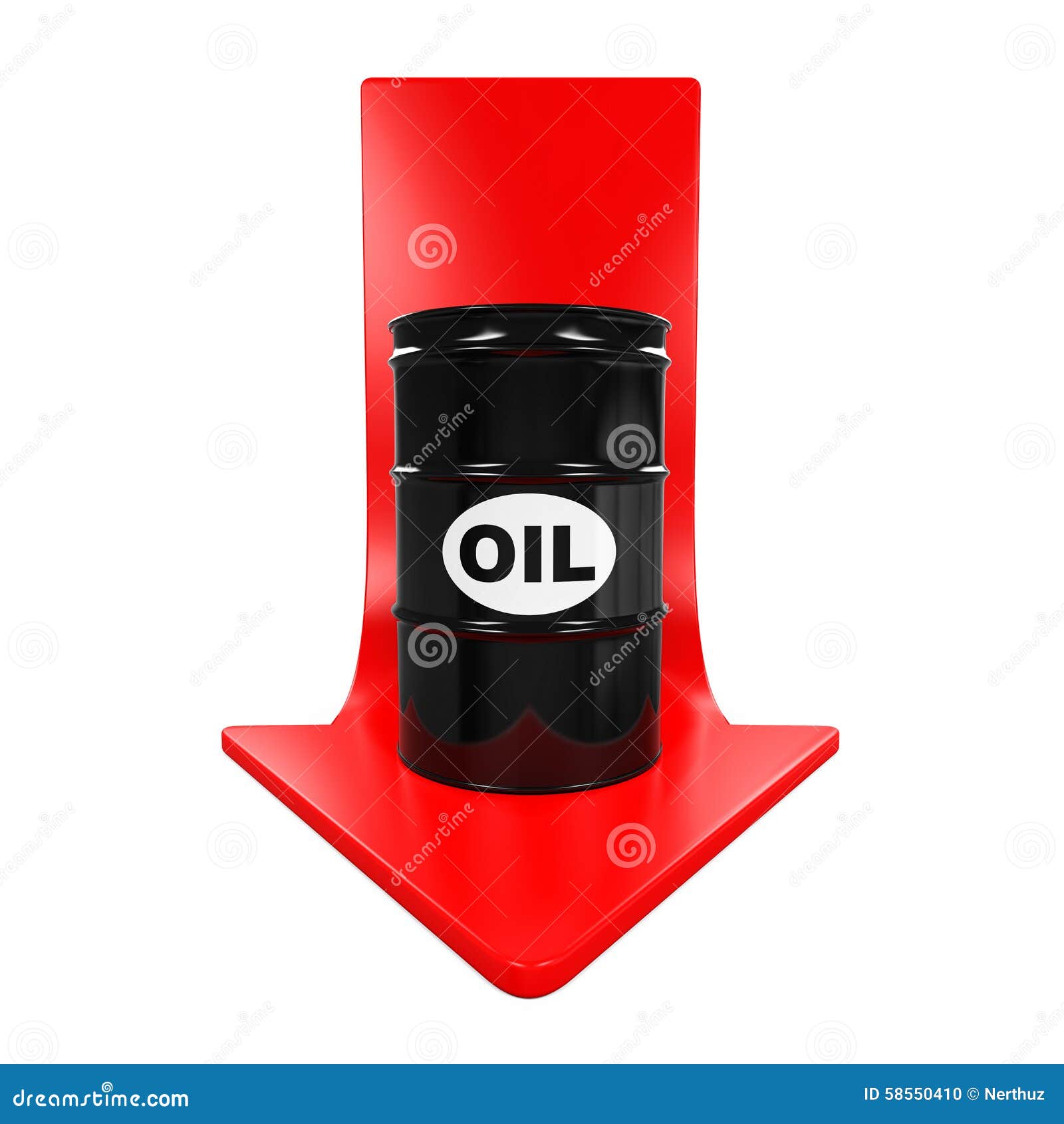 Oil Prices Dropping Illustration Stock Illustration - Illustration of ...
