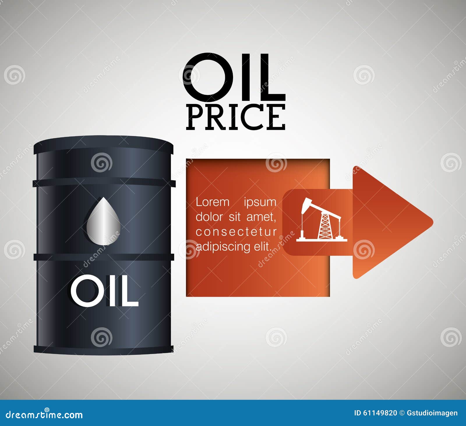 Oil Prices Infographic Design Stock Vector - Illustration of petroleum ...