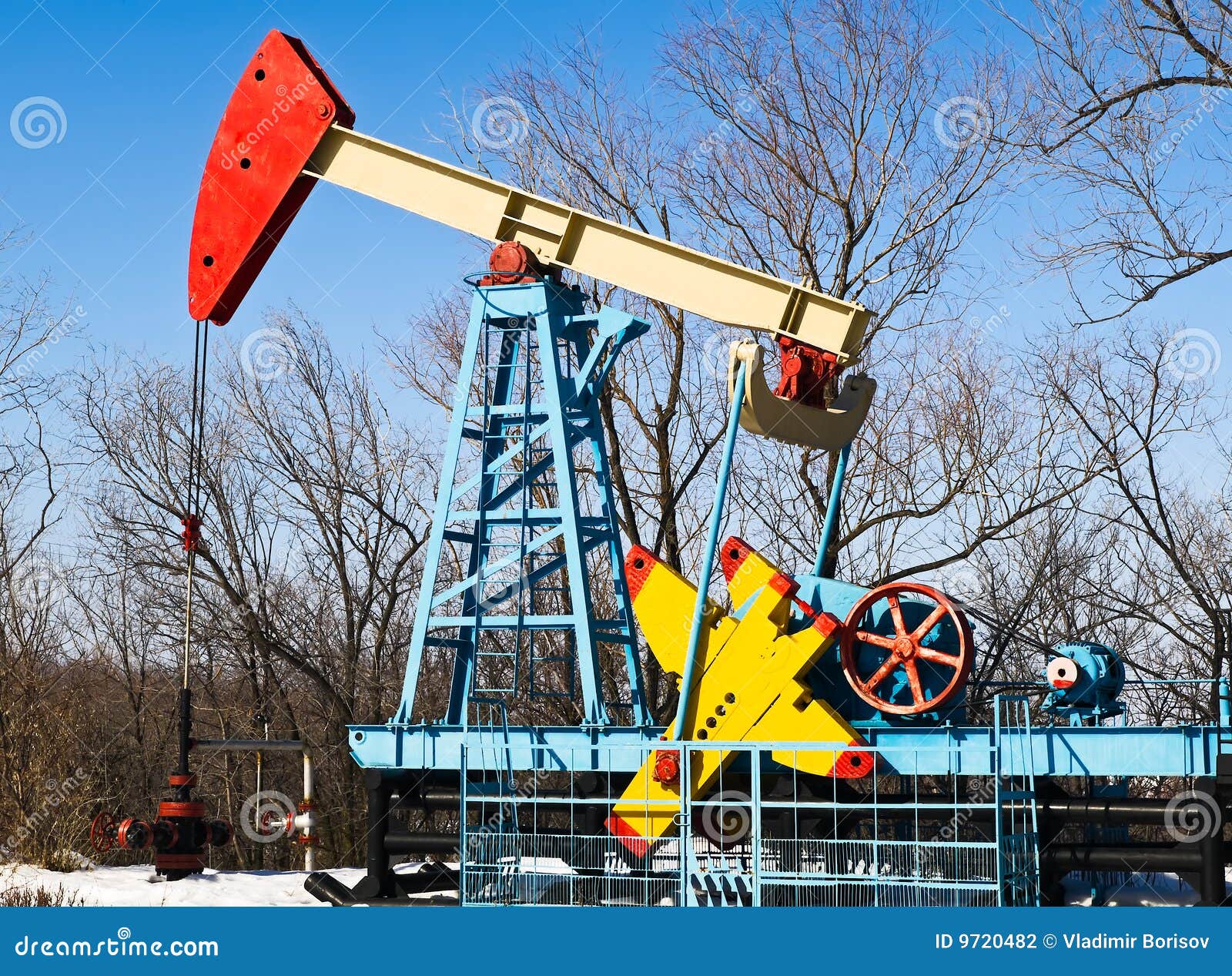 Oil pump stock photo. Image of exploration, machinery - 9720482